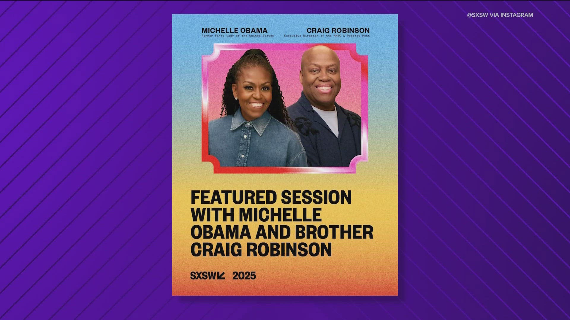 SXSW 2025: Michelle Obama to speak in Austin | kvue.com