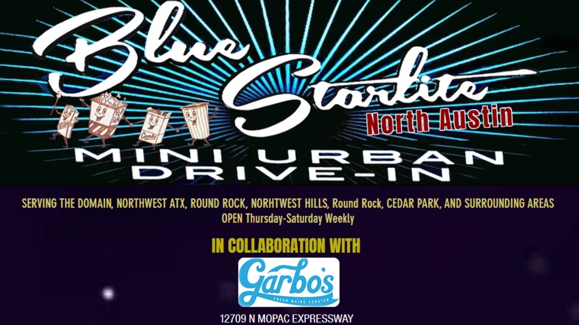 Blue Starlite Drive-in partnering with Garbo's for new location in ...