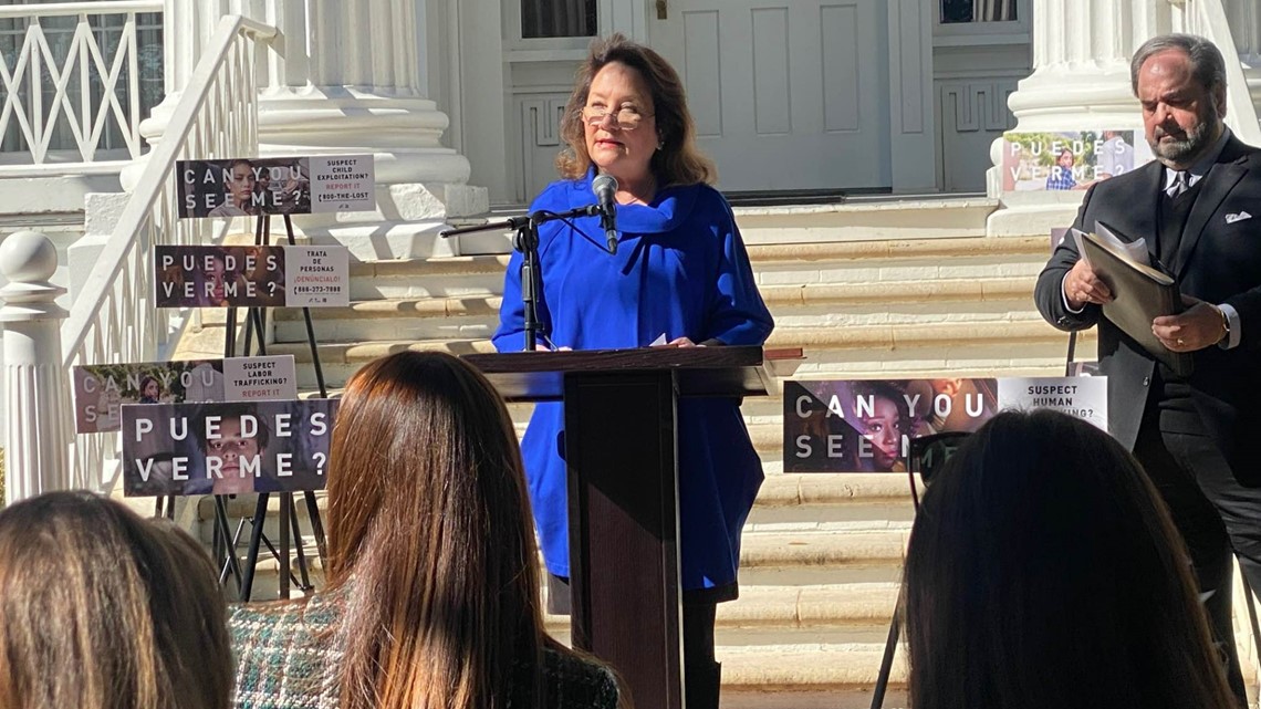 Texas First Lady Cecilia Abbott launches anti-human trafficking ...