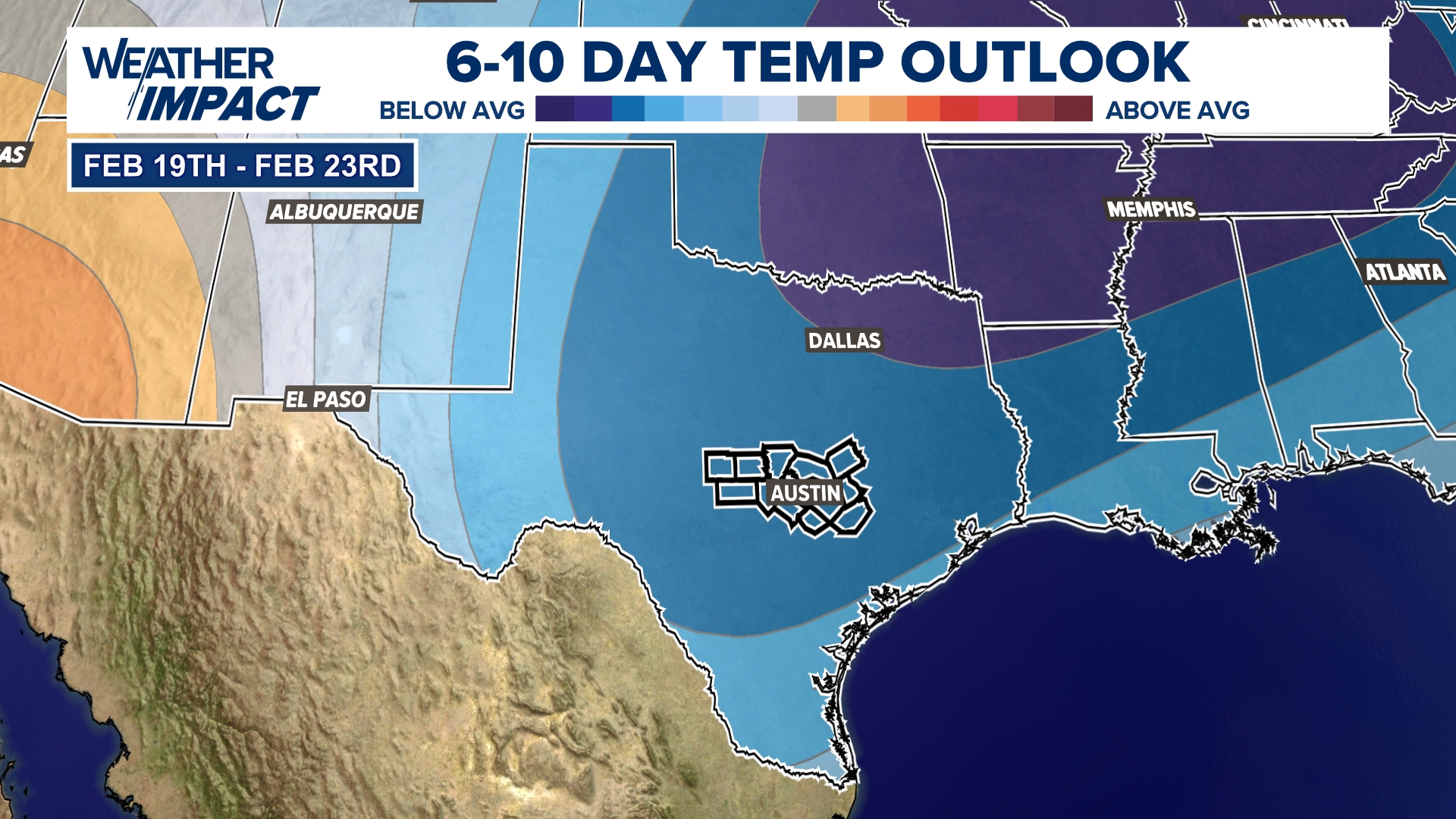 Austin-area forecast: Strong cold fronts could bring Arctic air to ...