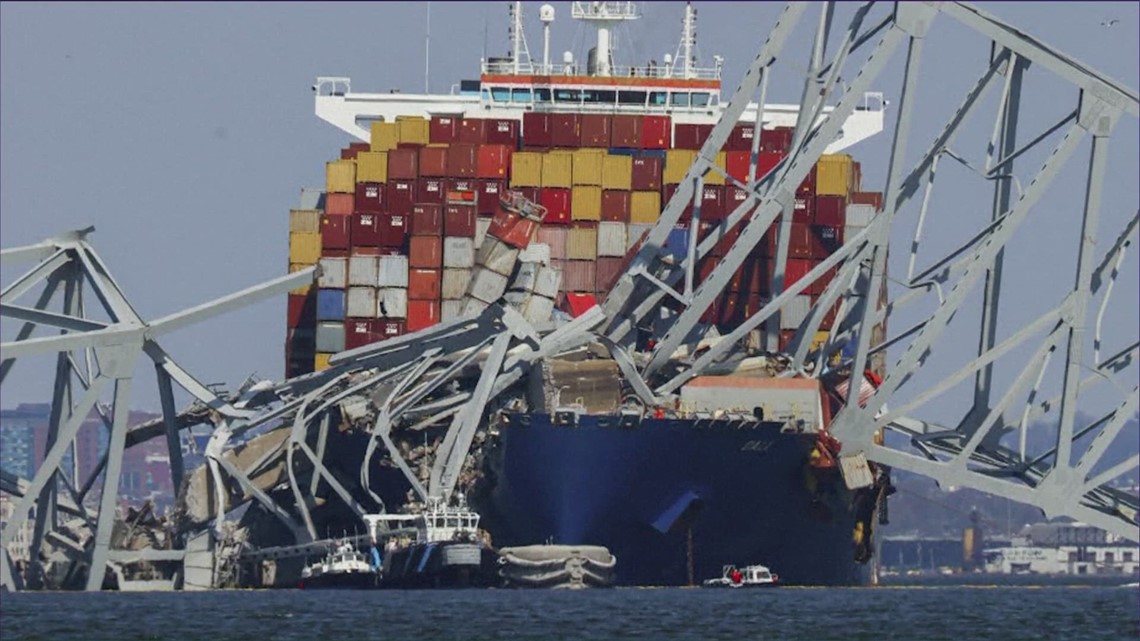 Baltimore bridge collapse: Temporary channel opens so boats can clear ...