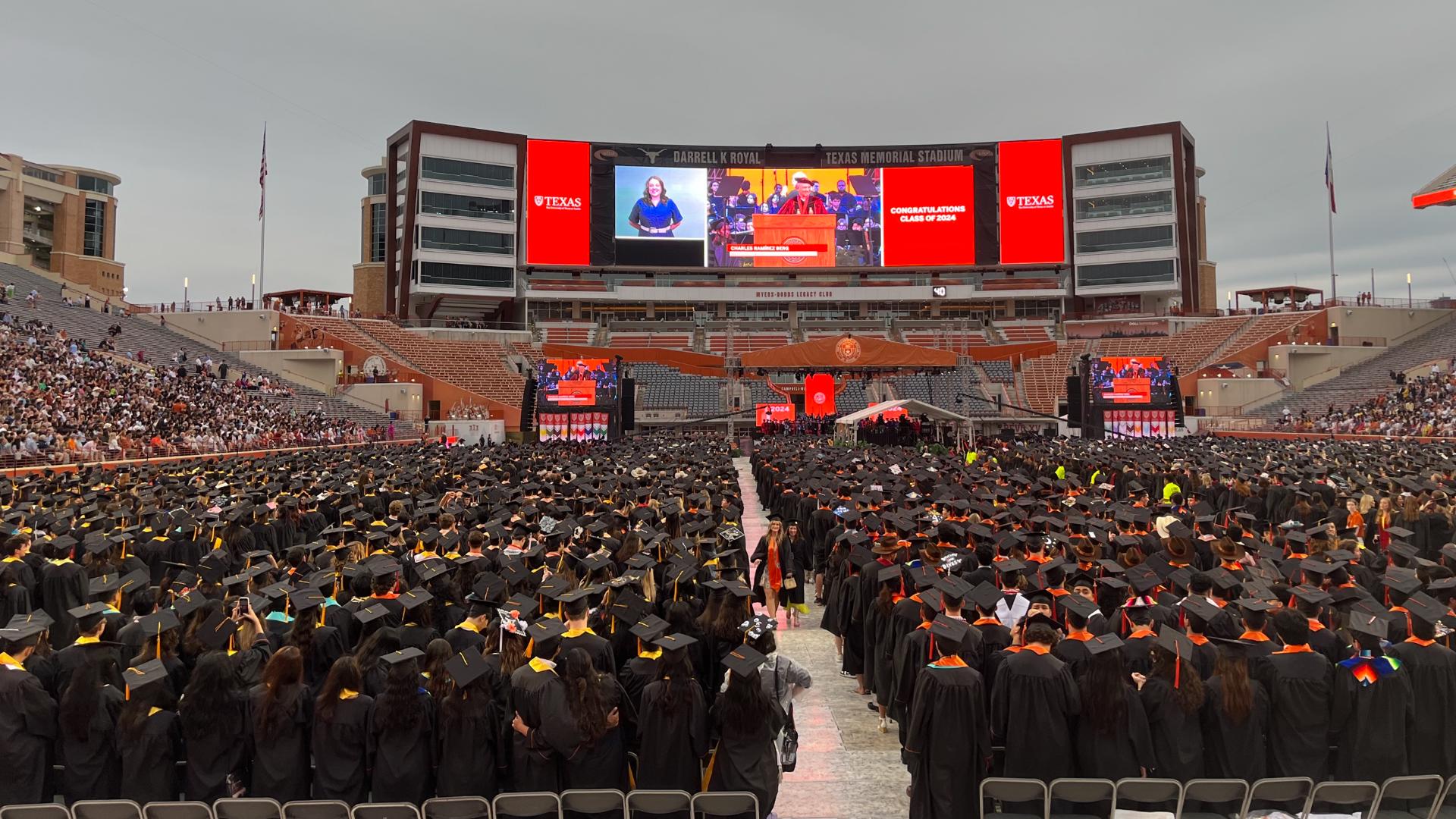 UT Austin holds graduation amid recent protests | kvue.com