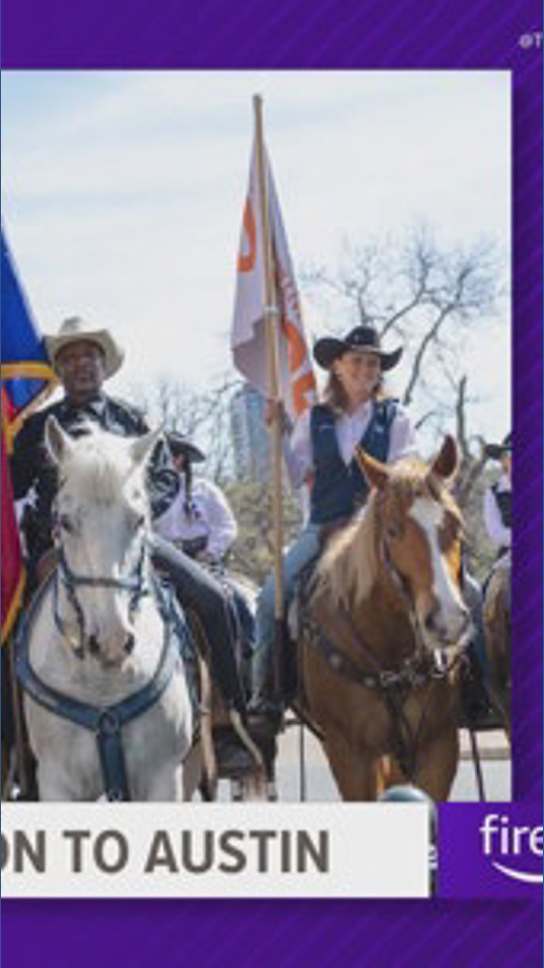 'Pony Express' travels to Austin to deliver invitation to Houston ...