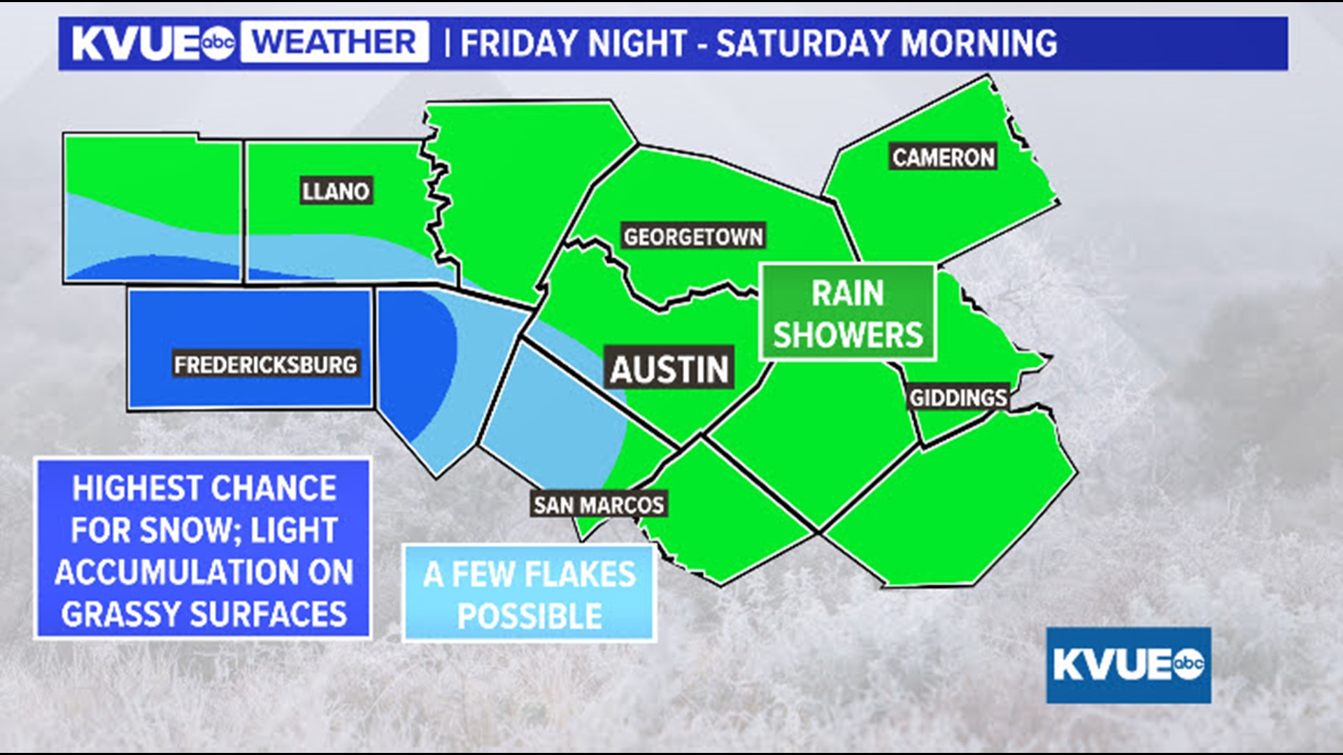 Severe risk comes to an end; breezy and much colder overnight | kvue.com