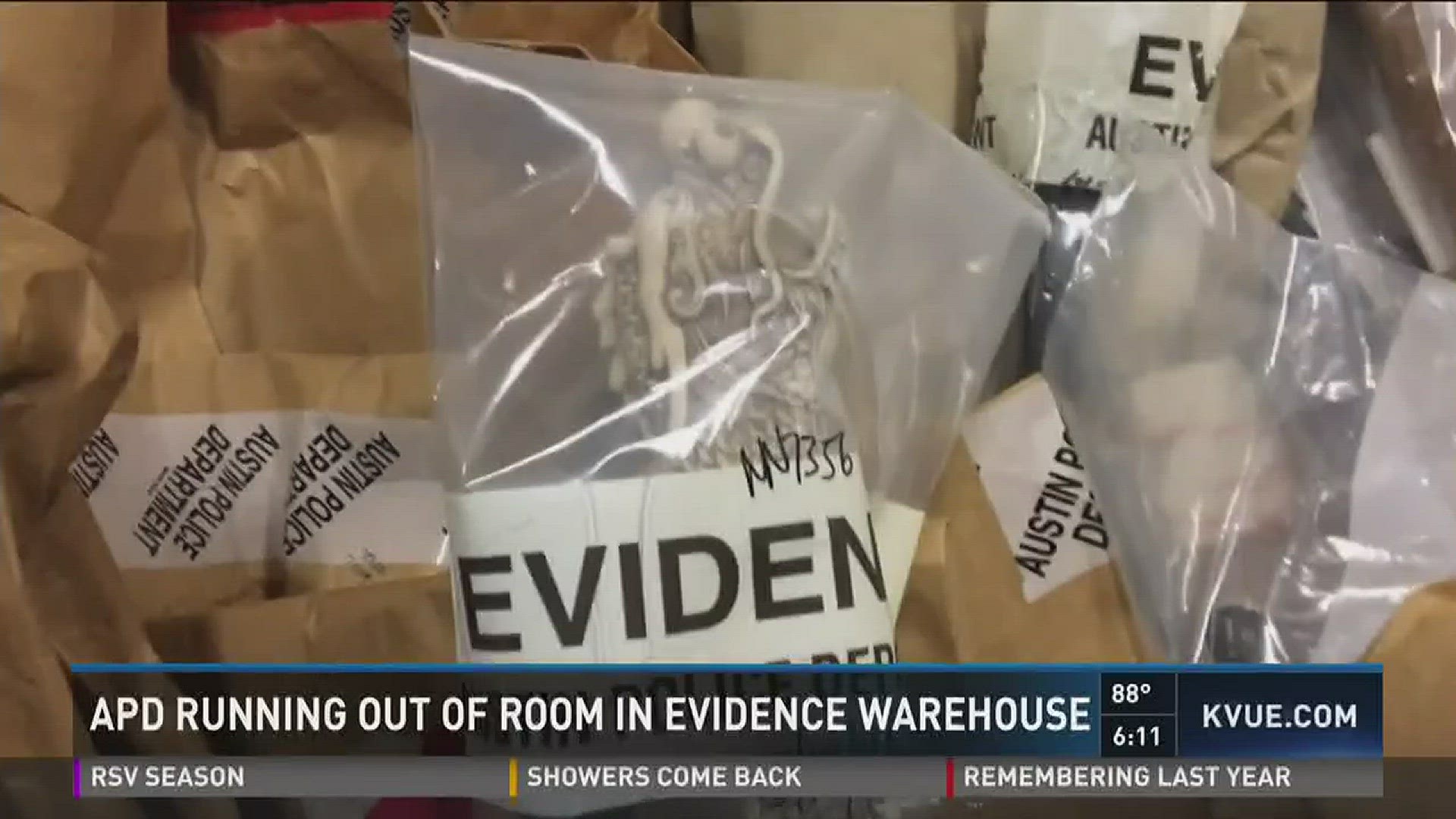 APD evidence warehouse running out of room, officials say | kvue.com