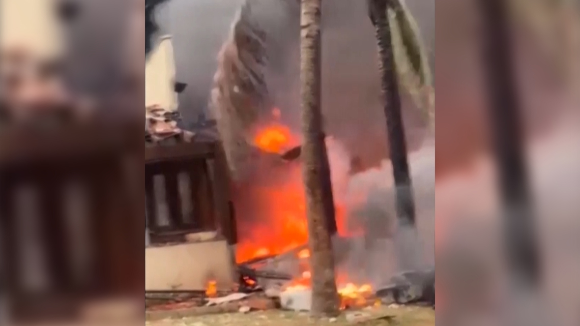 Brazil plane crash: Aftermath shows fiery scene as officials say no ...