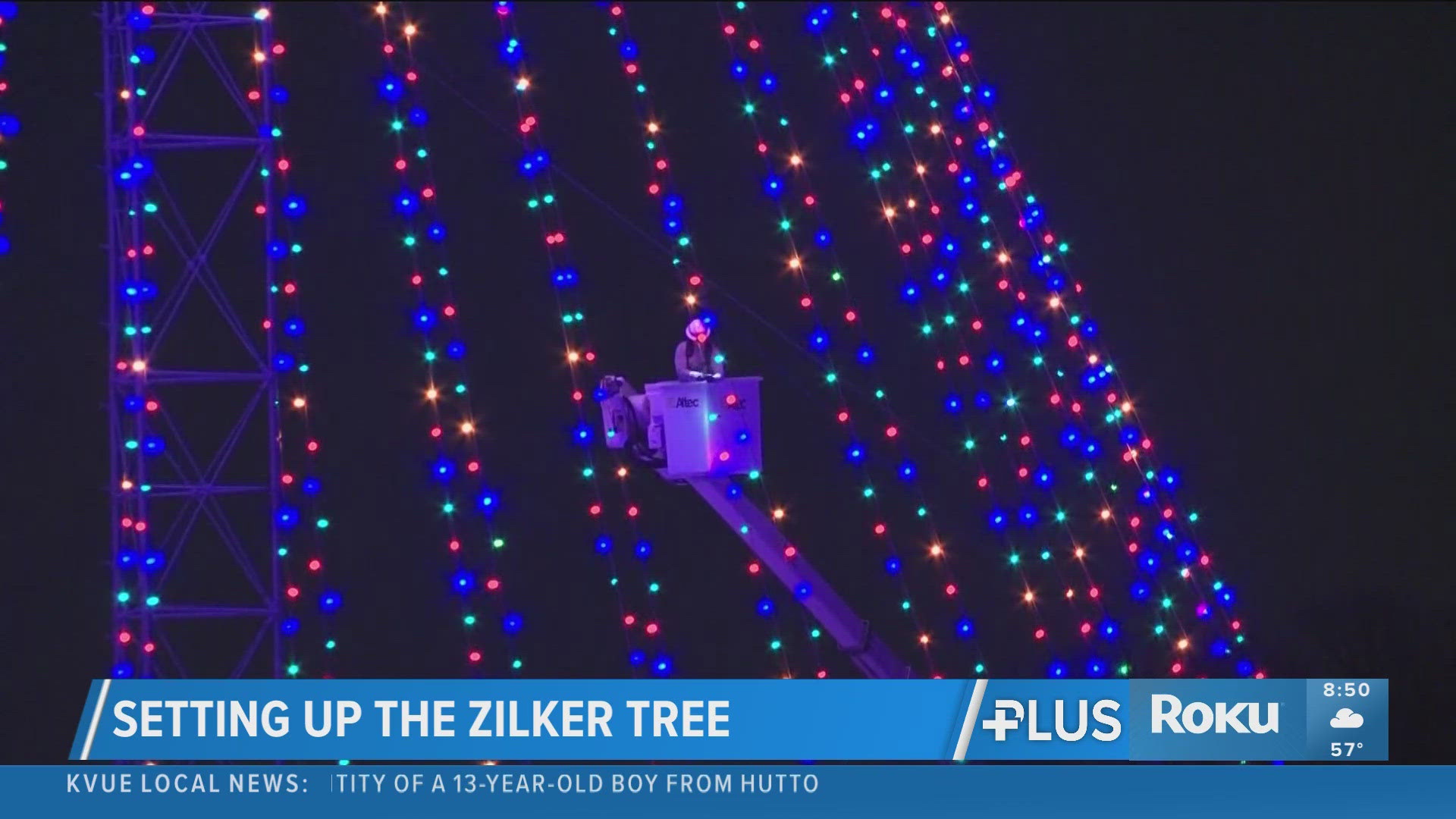 Crews test lights on Zilker Tree | kvue.com