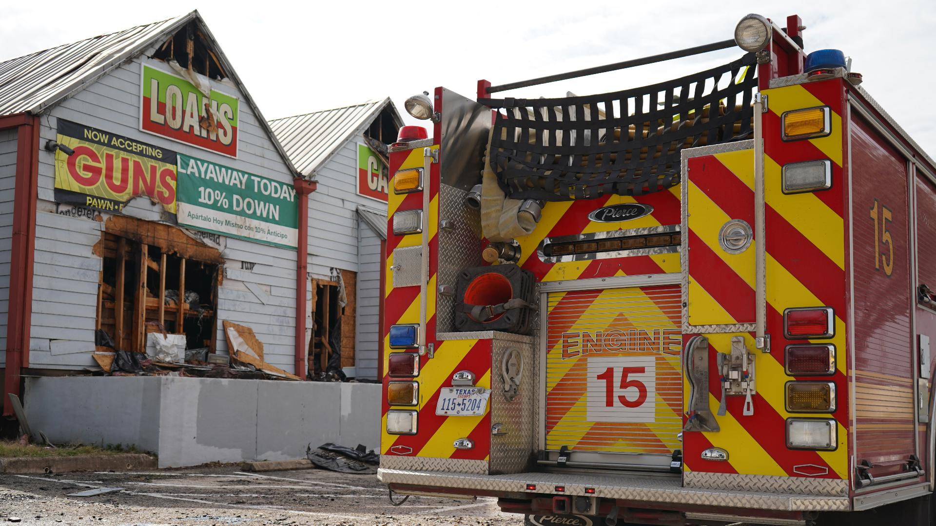 Action Pawn on East Rundberg Lane destroyed by fire Thursday morning ...