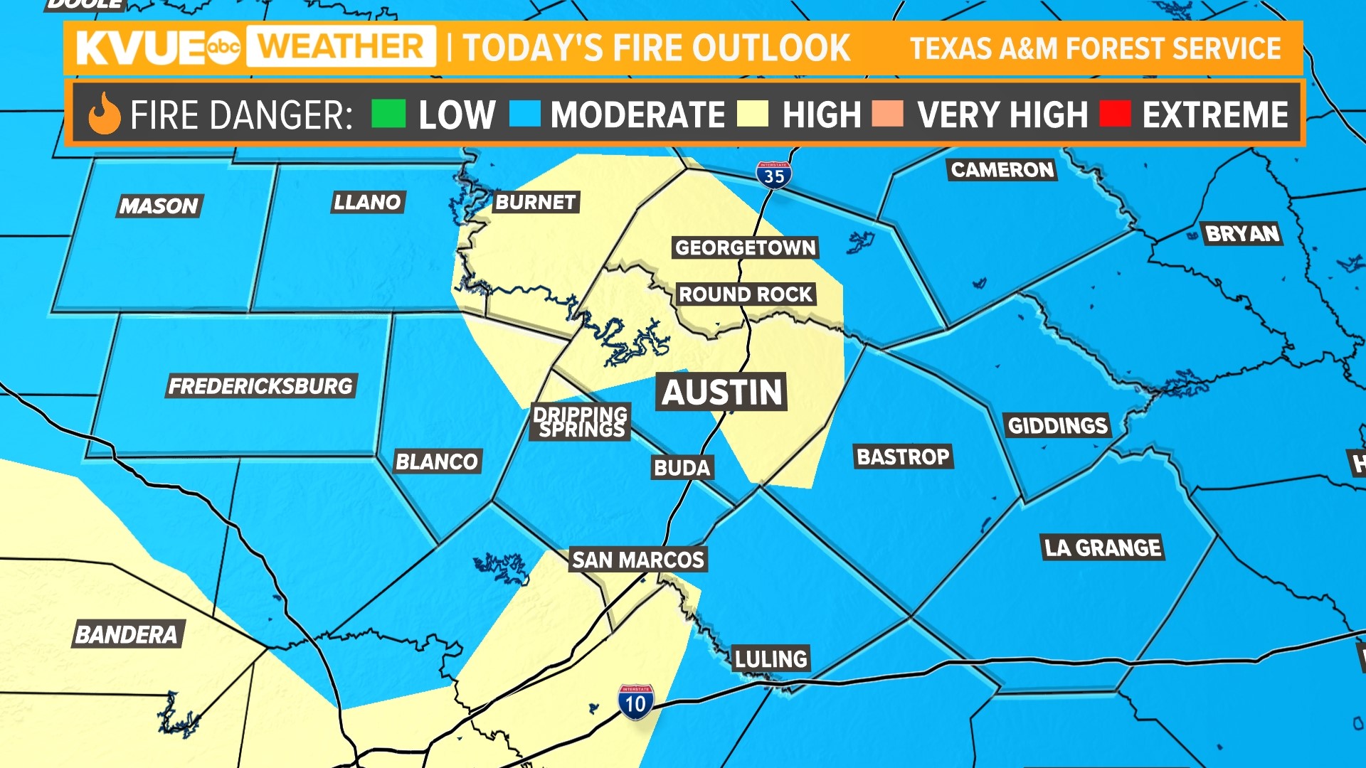 High fire danger in Central Texas as Smokehouse Creek Fire burns | kvue.com