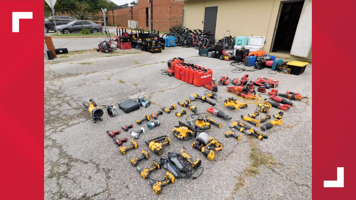 Dozens of stolen items recovered from organized theft ring operating in ...