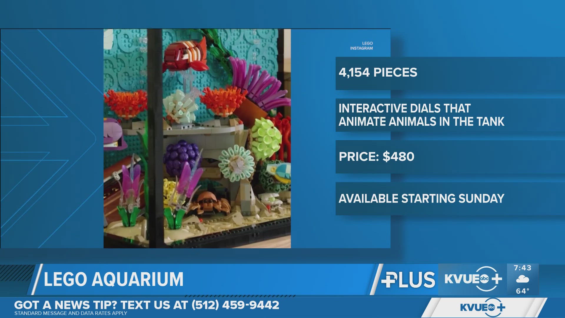 LEGO introduces new $480 aquarium set | kvue.com
