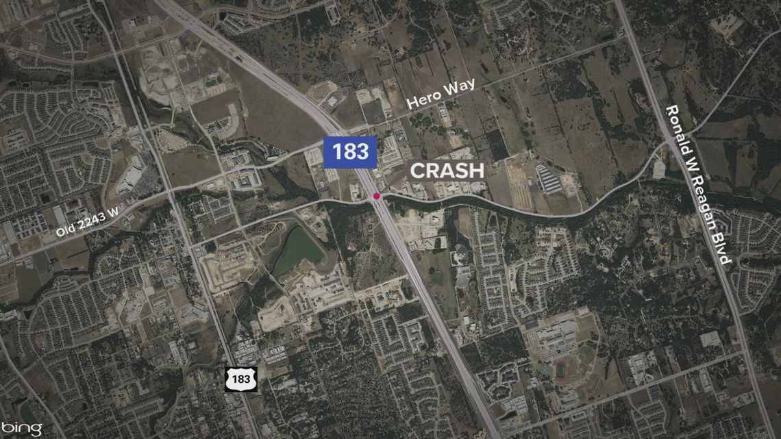 Crash in Leander shuts down northbound 183 A toll road | kvue.com