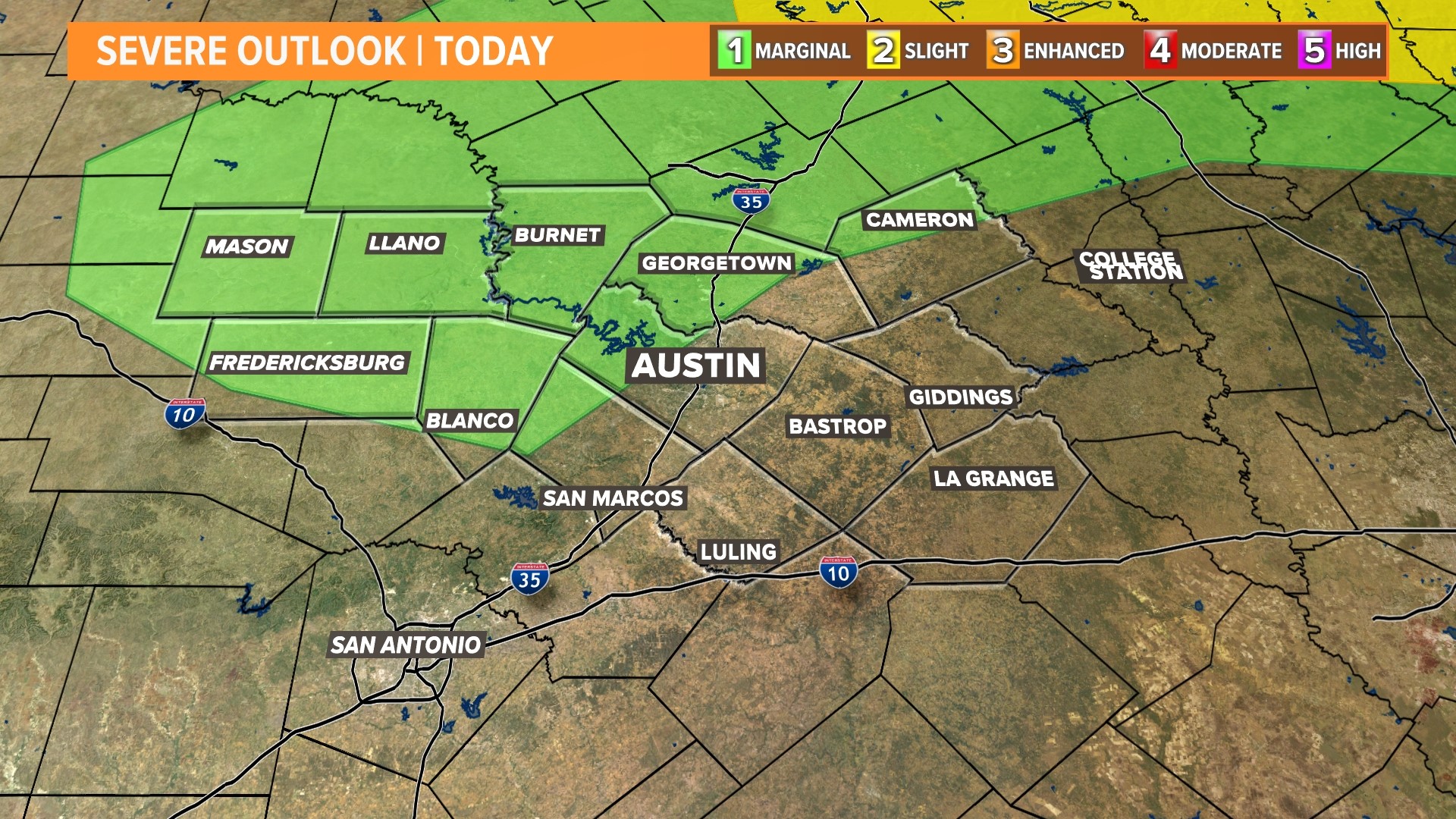 Hill Country, Texas could see possible strong storms | kvue.com