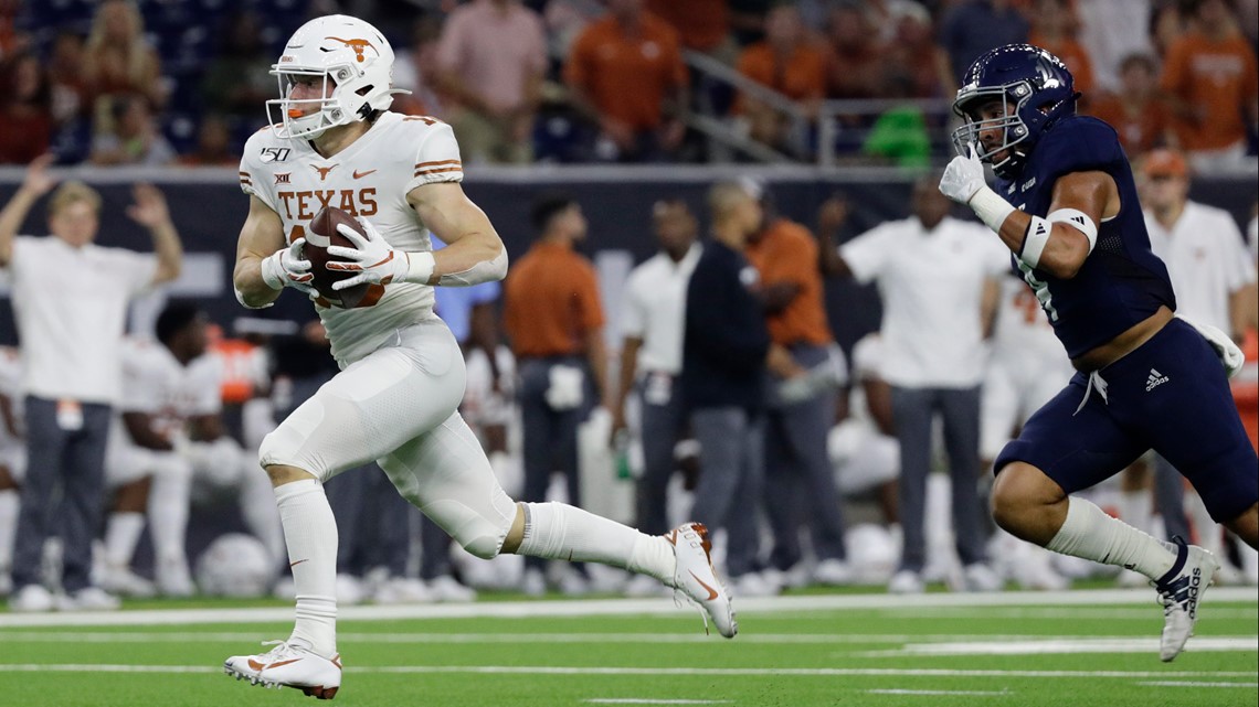 Texas Longhorns profile: freshman WR Jake Smith's 4 TDs leads UT | kvue.com