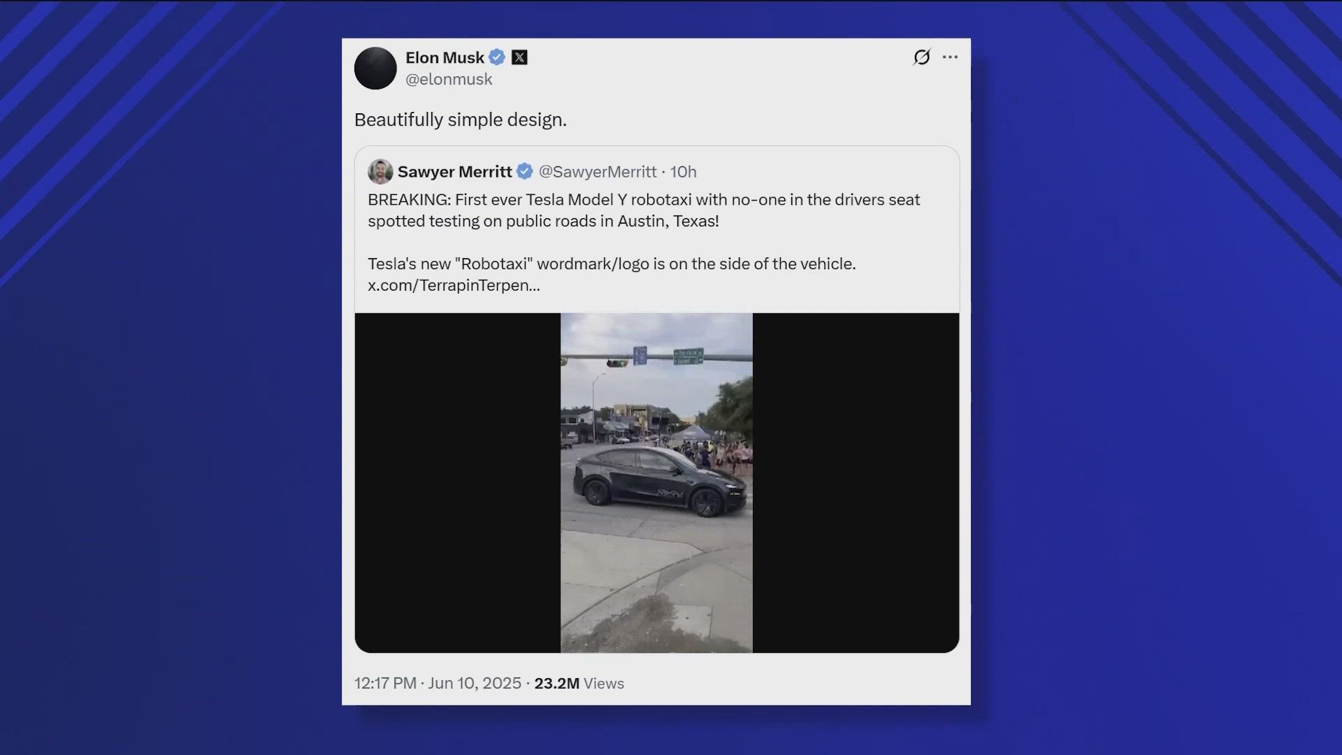 First Tesla Robotaxi spotted in Austin ahead of launch | kvue.com