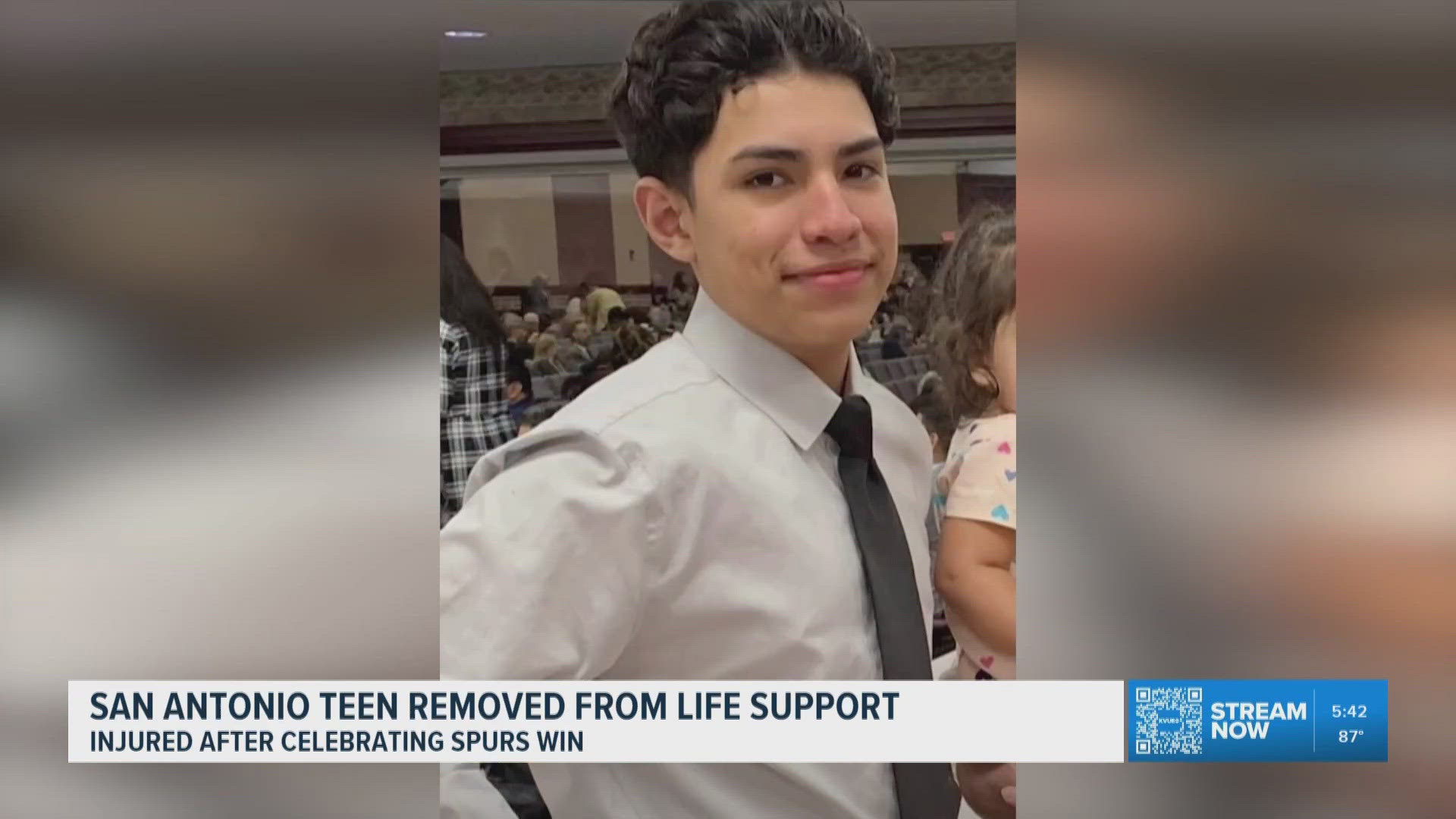 San Antonio teen hurt during Spurs celebration taken off life support ...