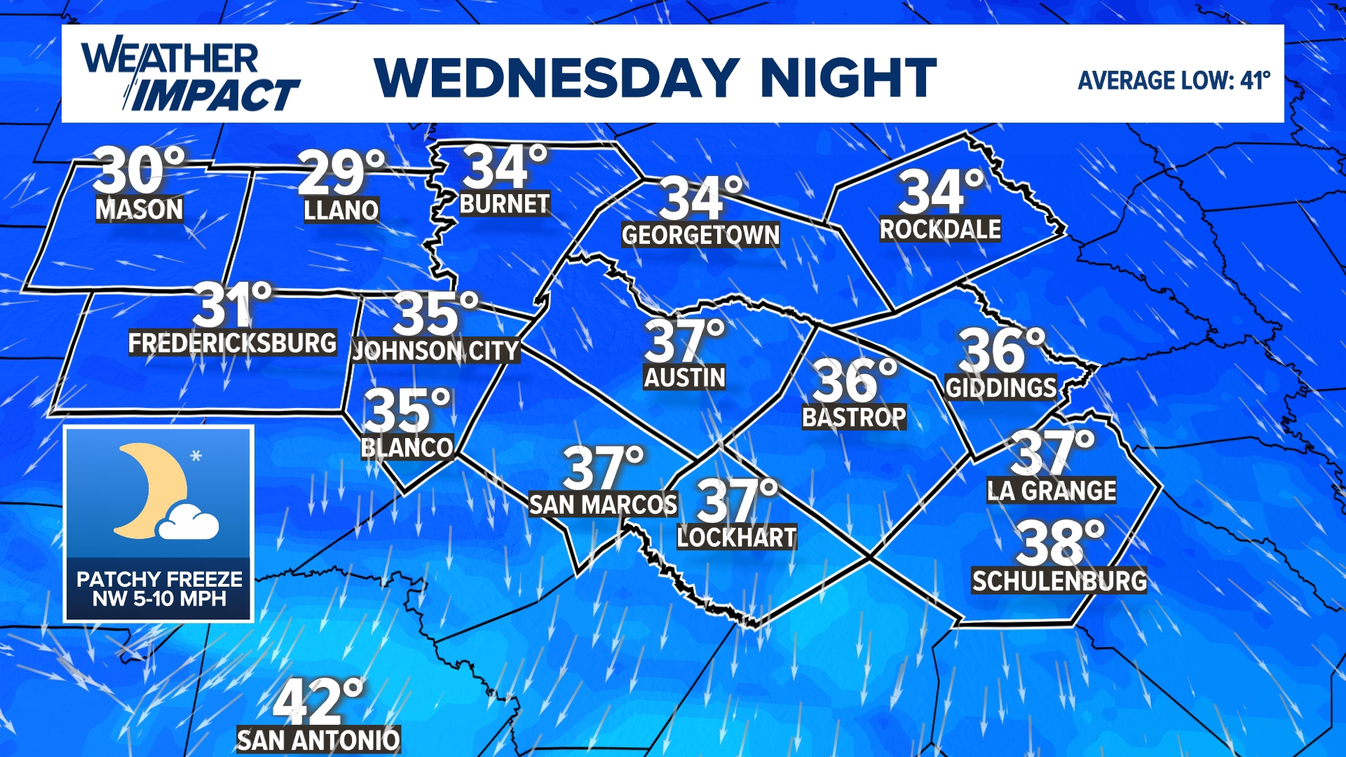Weather Impact Alert: Elevated fire danger for parts of Central Texas ...