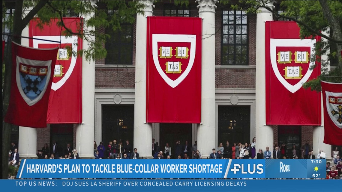 Harvard University could help address US' blue collar worker shortage ...