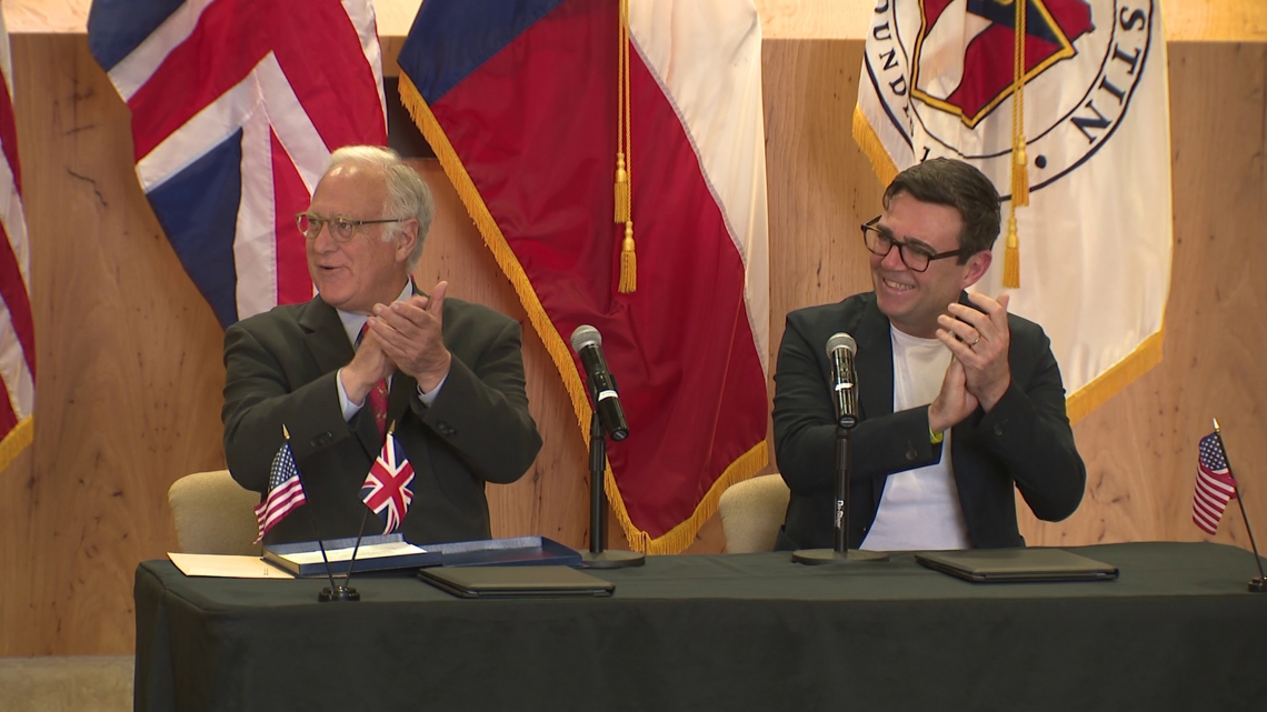Austin and Manchester, England, enter 'Friendship Cities Agreement ...