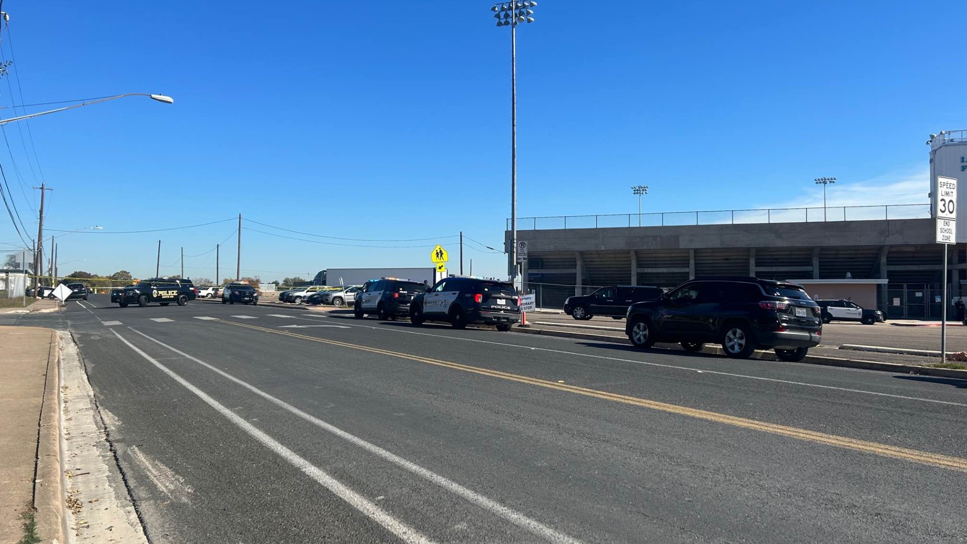 PHOTOS: Austin ISD Police Department officer shot near Northeast Early ...