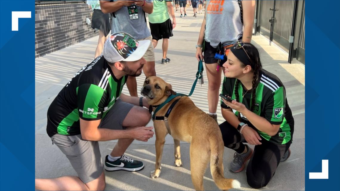 Austin FC honorary mascot RayRay adopted | kvue.com