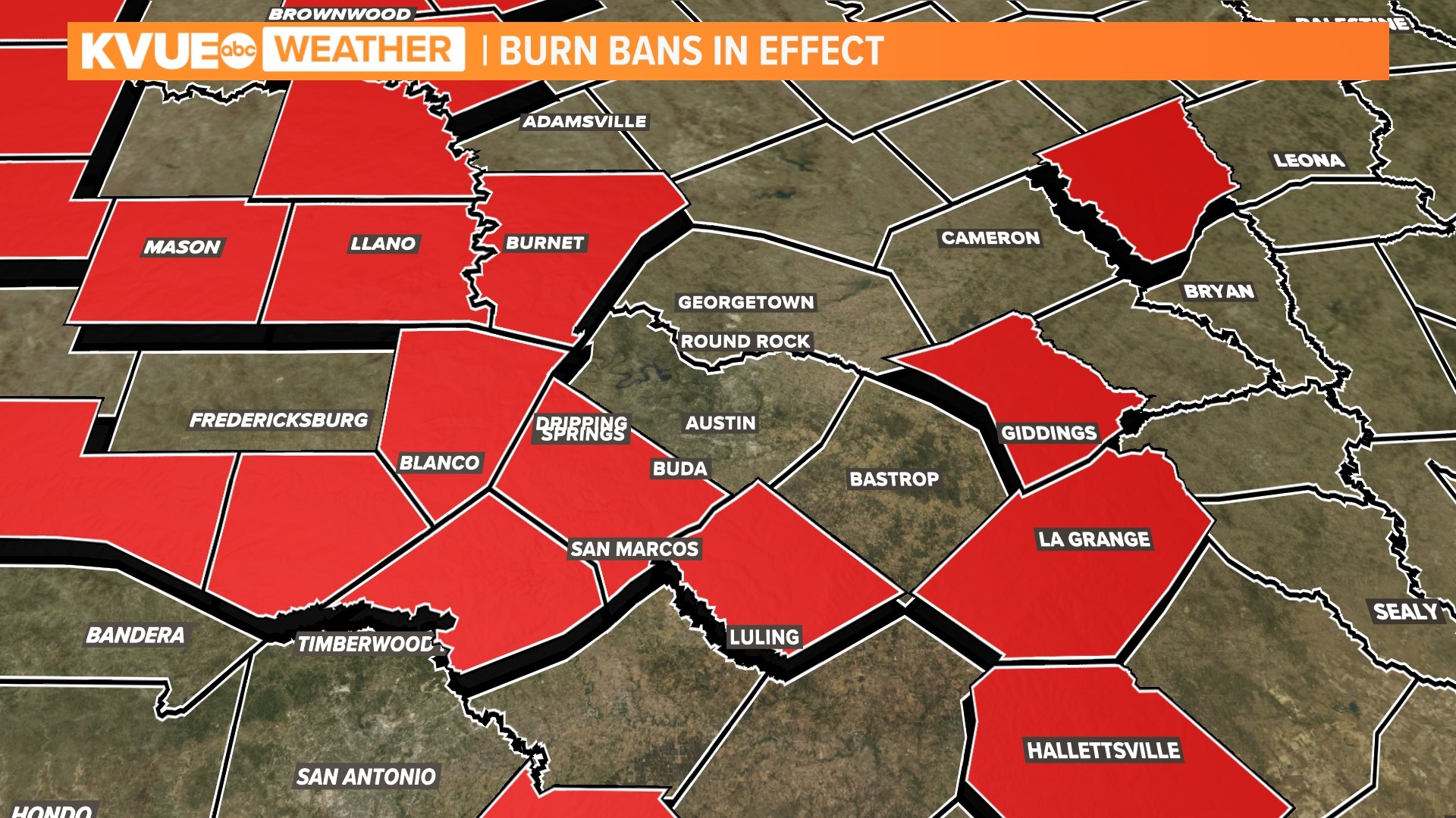 Austin weather: Central Texas under increased risk for wildfires | kvue.com