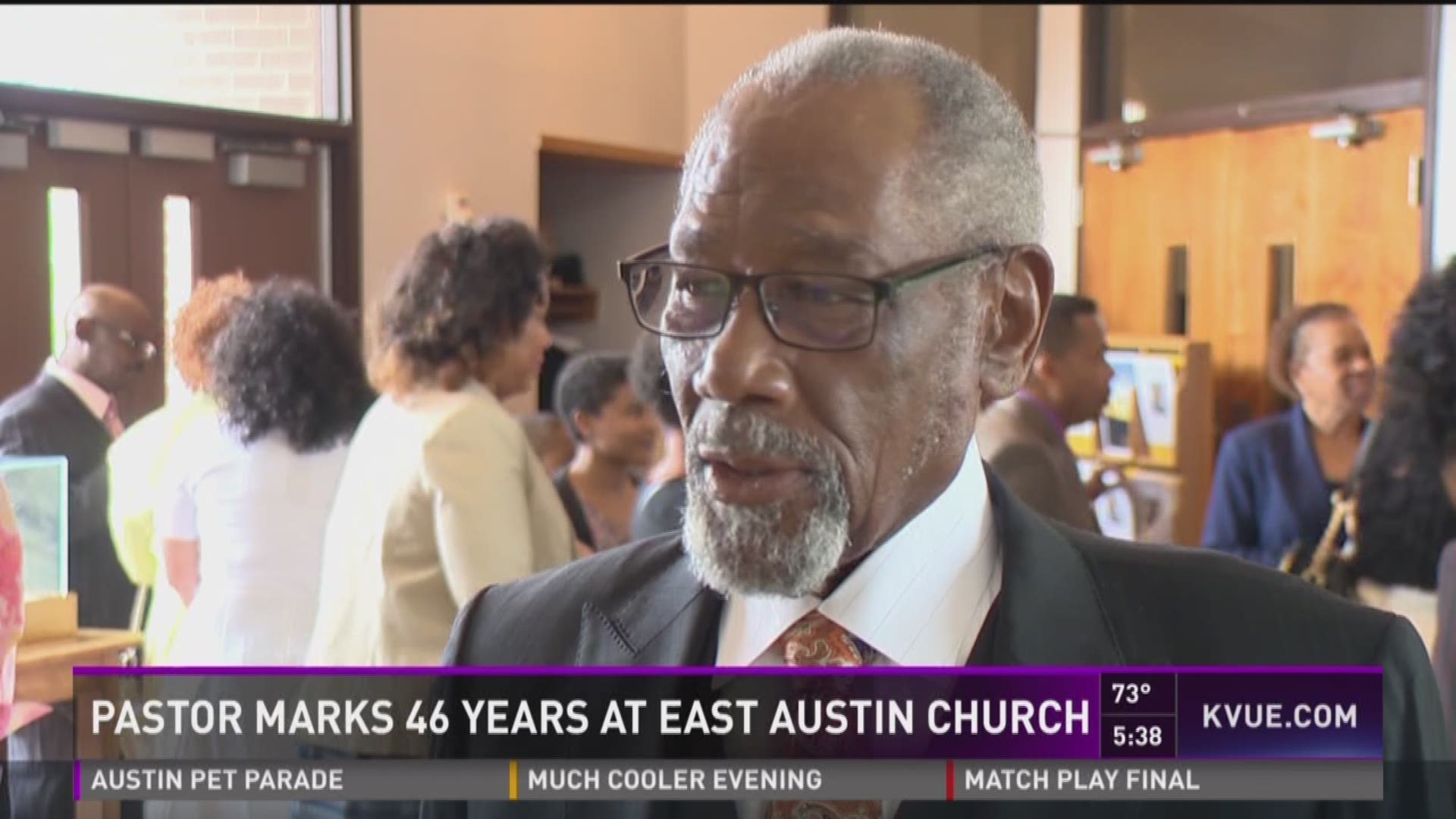Pastor honored for years of service | kvue.com