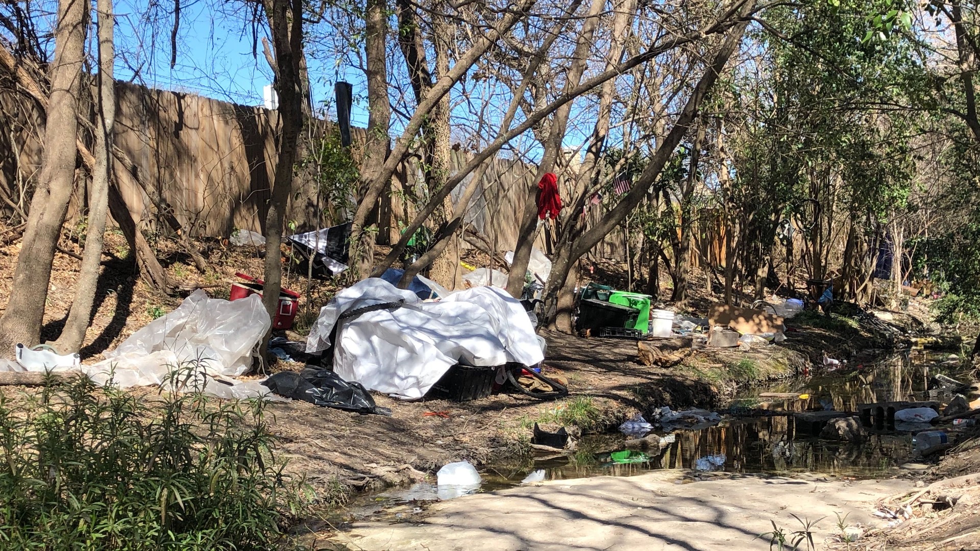 MAP: Austin homeless camp locations Watershed Dept. cleanups | kvue.com