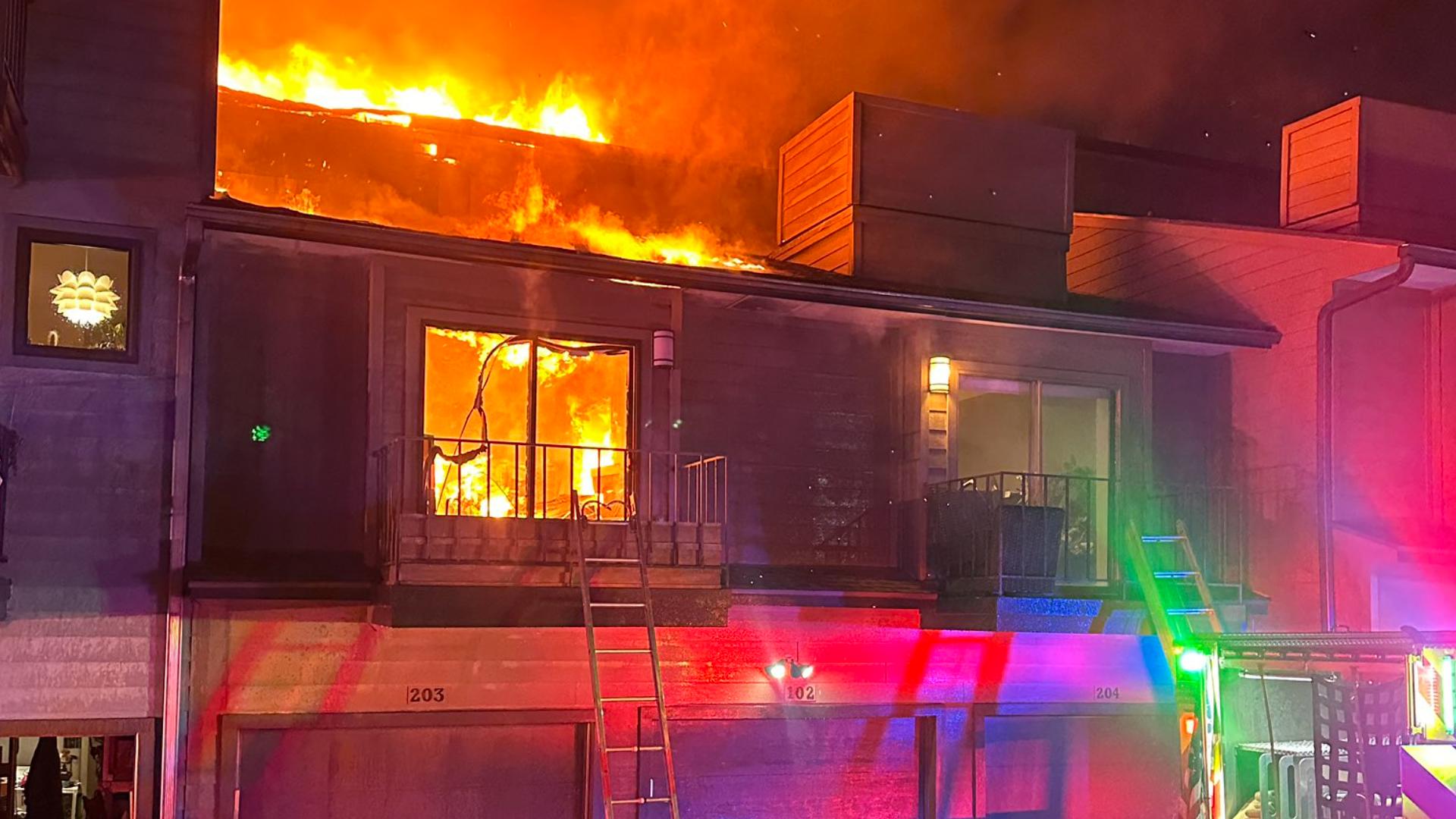 Austin firefighters battle fire at the Talisman Condos | kvue.com Austin firefighters battle fire at the Talisman Condos | kvue.com
