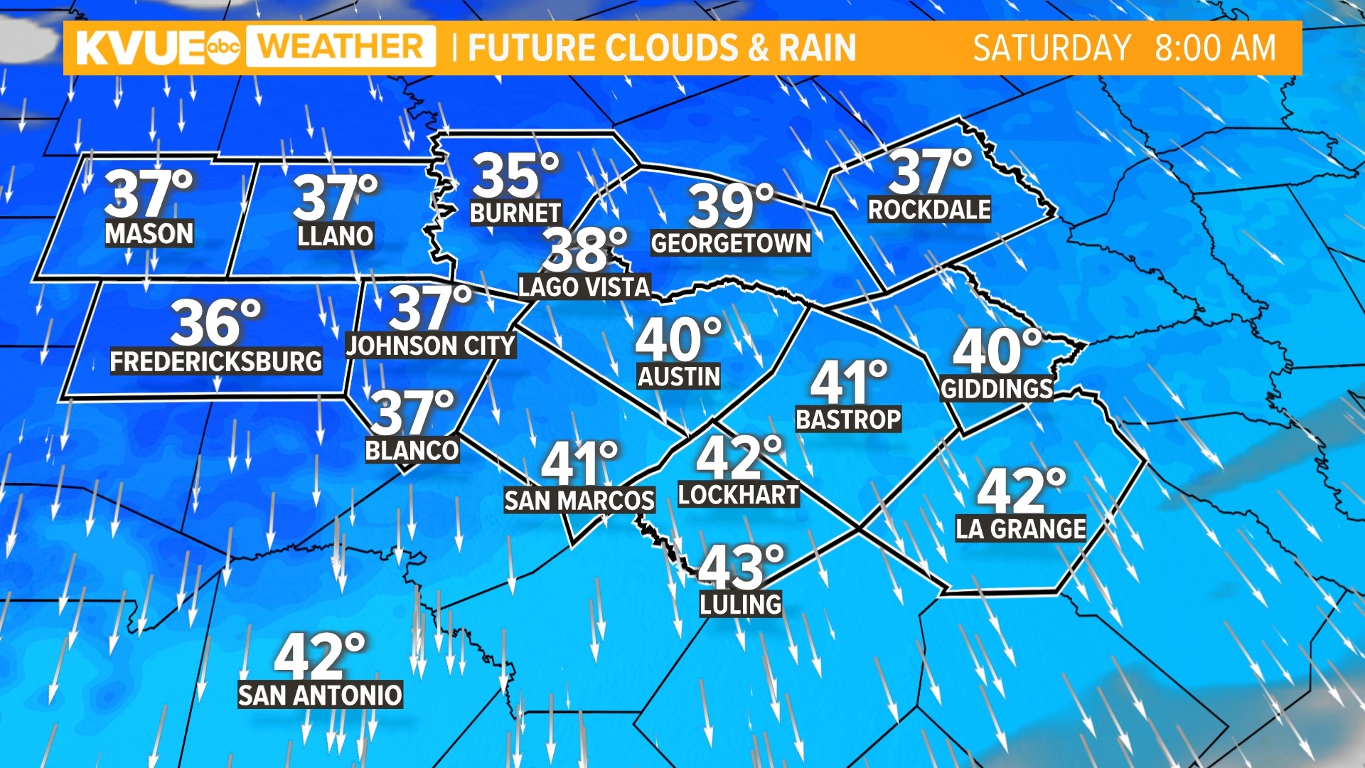 Austin weather forecast: Cold front to bring 50 mph winds | kvue.com