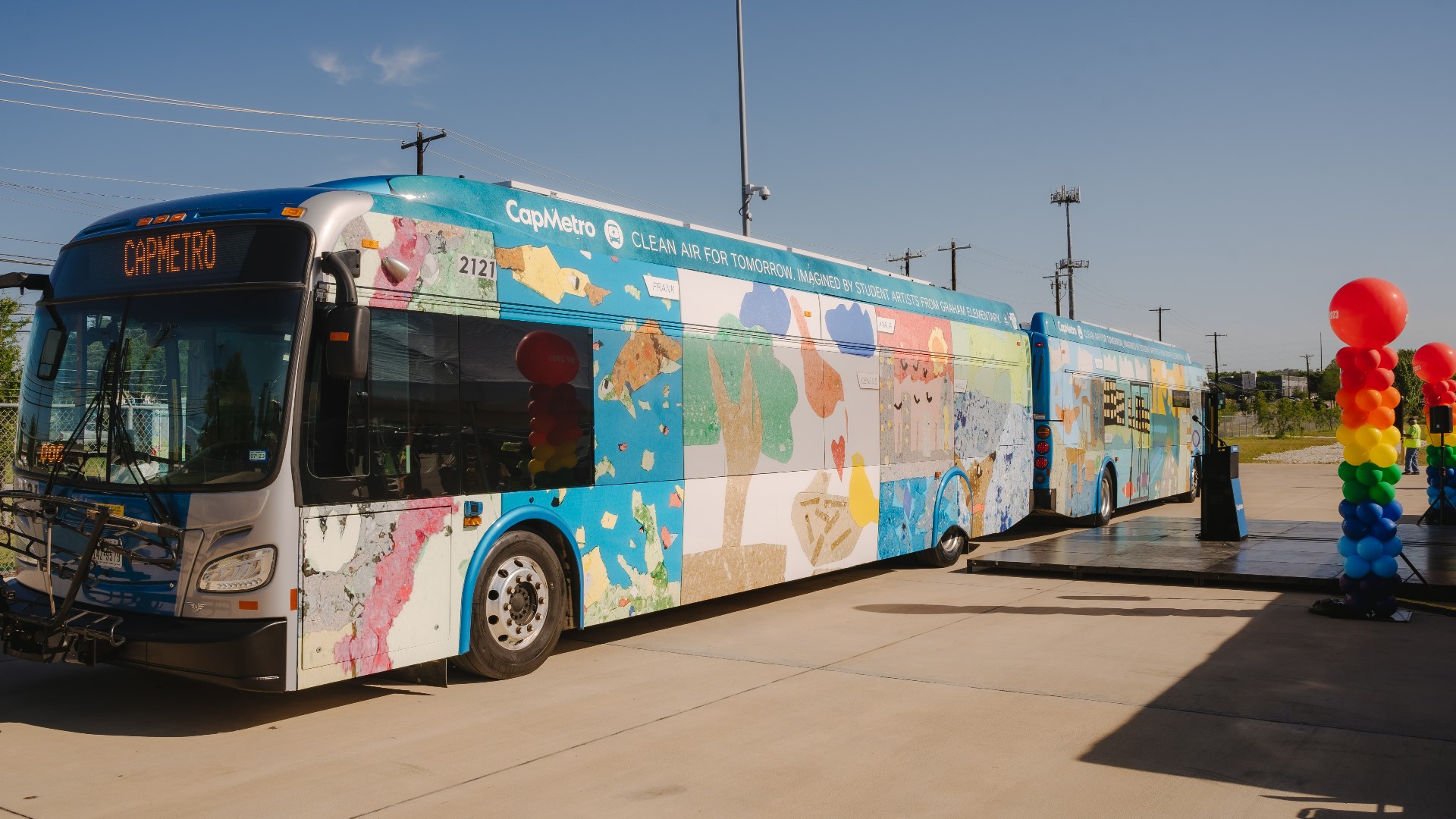 Austin's CapMetro unveils Earth Day buses | kvue.com