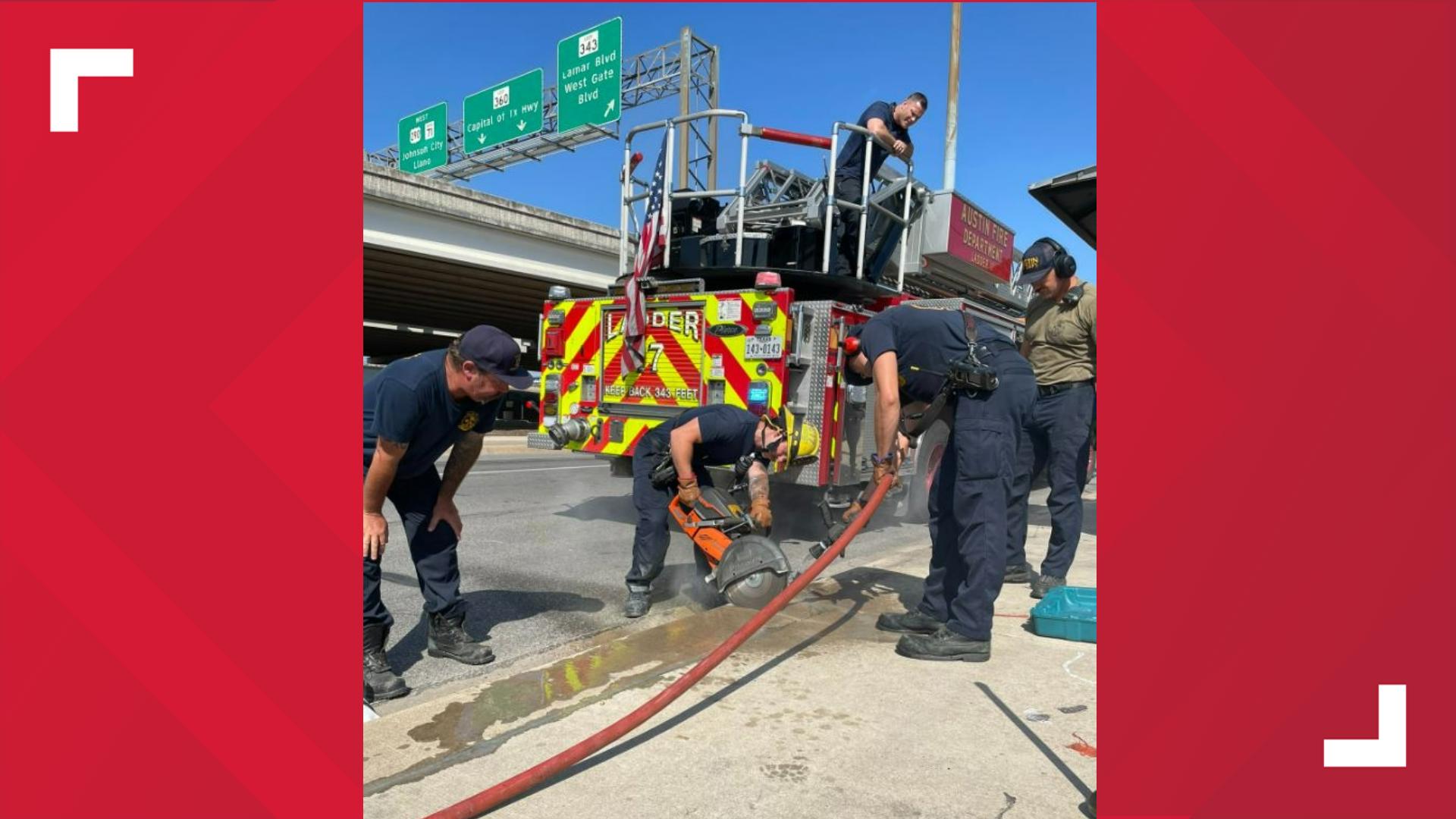 Austin Fire Department rescues man from sewer drain off Ben White ...
