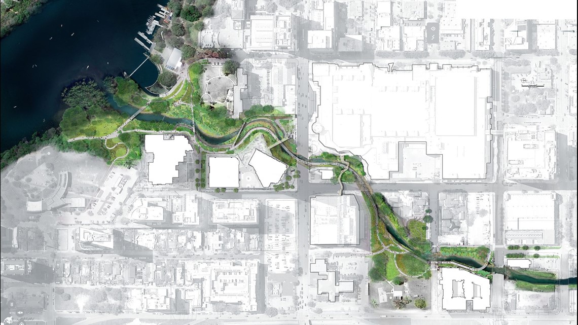 Renderings for Waterloo Greenway's "The Confluence" released | kvue.com