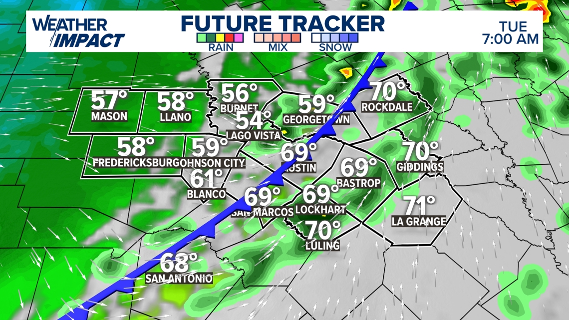 Austin-area weather: Pleasant for Sunday before storm chances next week ...