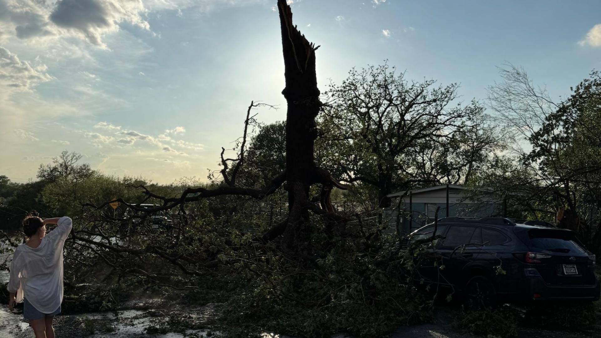 Austin storm damage: Severe weather leaves path of destruction | kvue.com