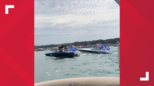 5 boats sank during 'Trump Boat Parade' on Lake Travis, TCSO says ...