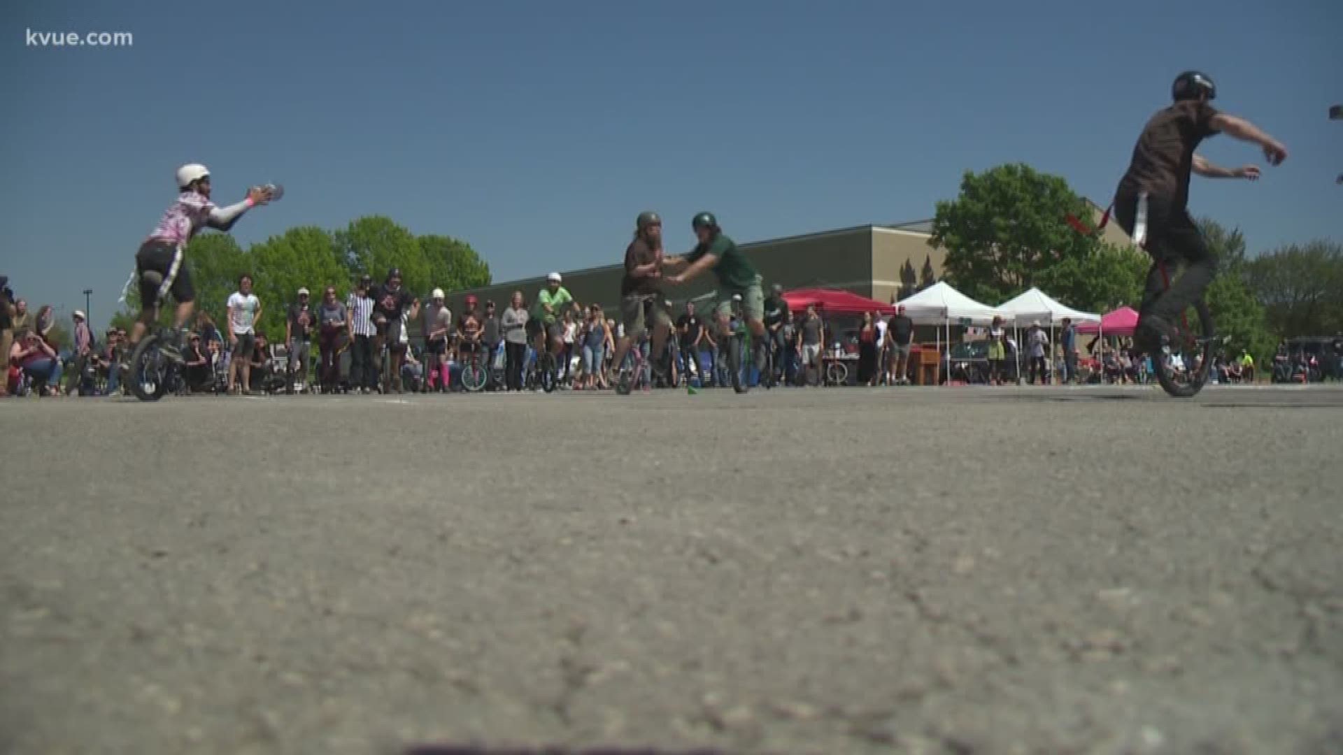 Unicycle Football League World Championship rolls into San Marcos ...