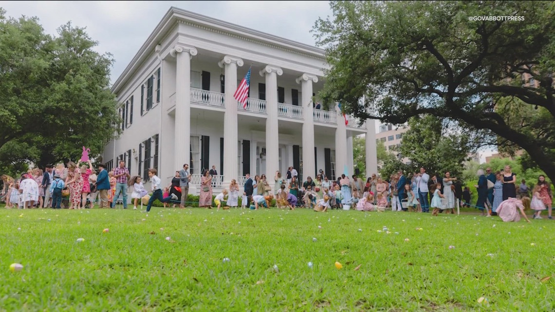 Easter egg hunt held at Texas Governor's Mansion | kvue.com