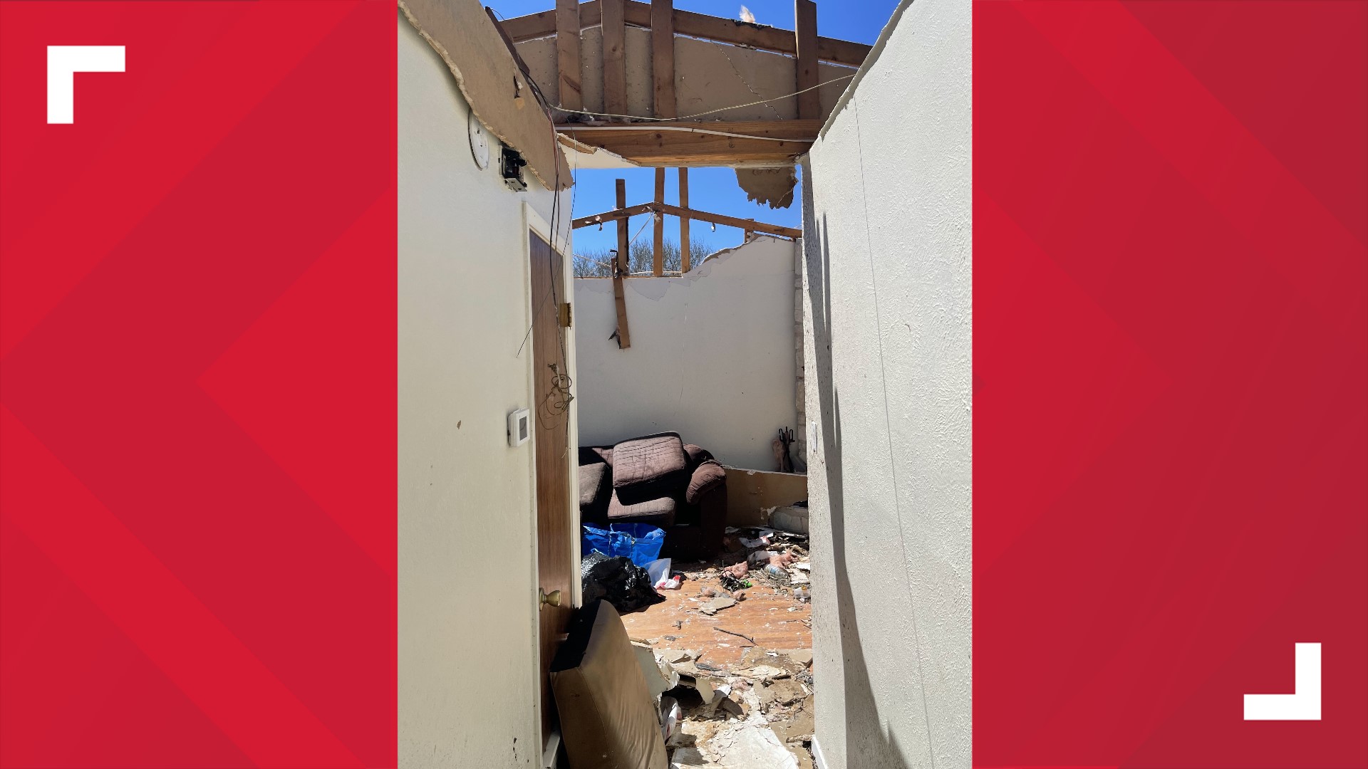 Round Rock family survives after tornado rips roof off home | kvue.com