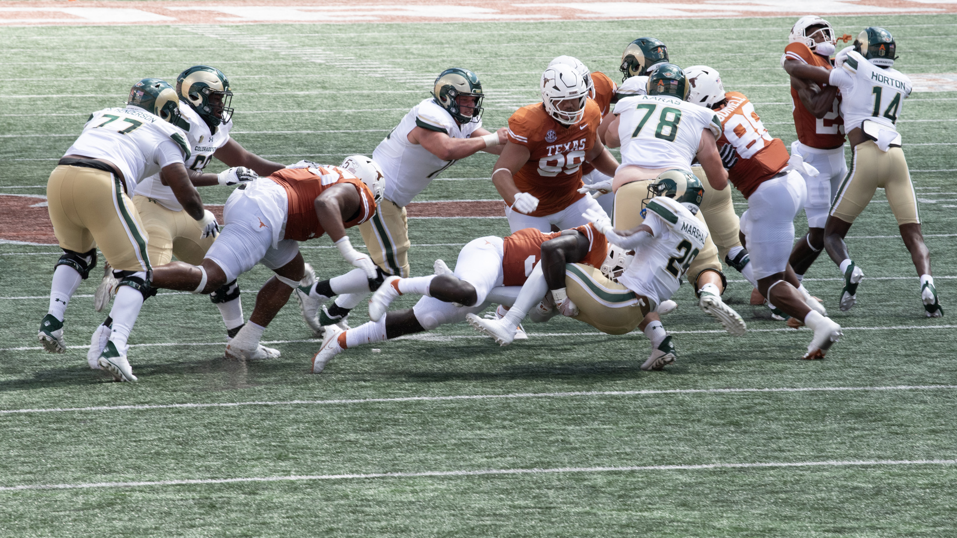 Longhorns get first shutout since 2022 against Colorado State | kvue.com