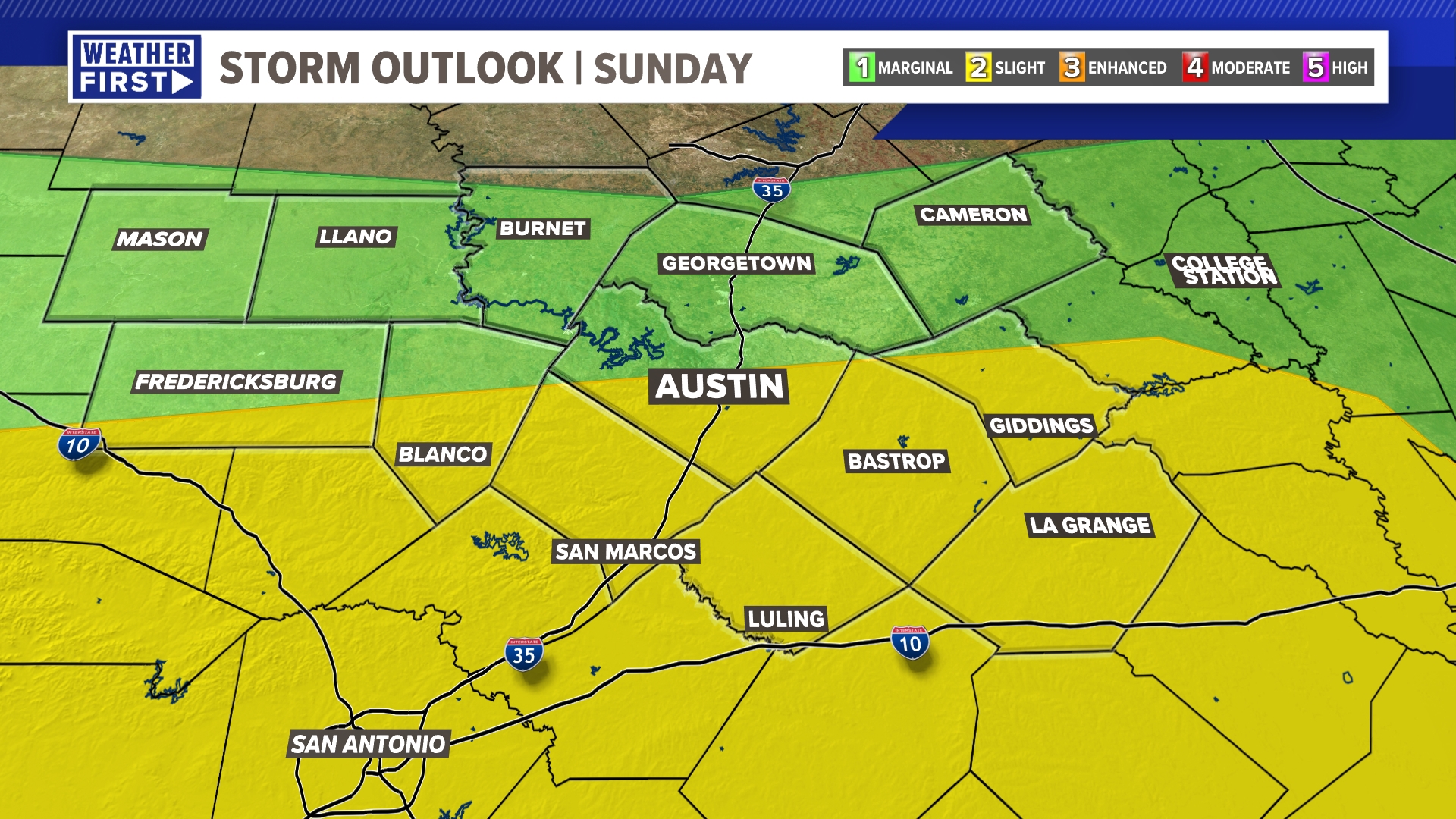 Austin-area weather: Severe storm timeline this weekend | kvue.com