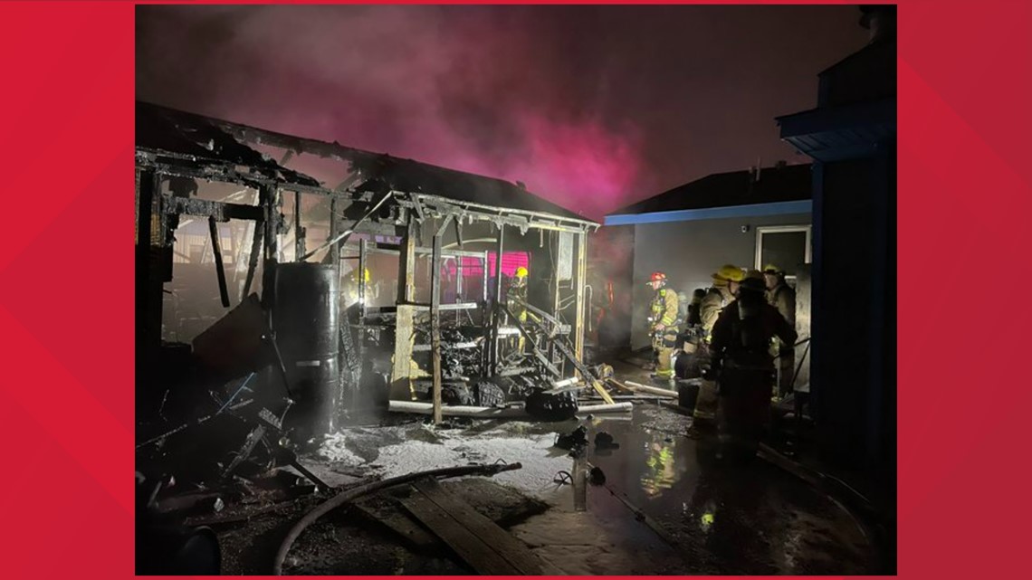 Structure fire results in 'fully involved' detached garage early ...