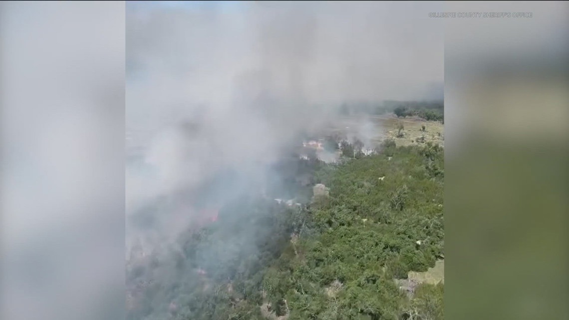 Wildfire in rural area west of Fredericksburg now 100% contained | kvue.com