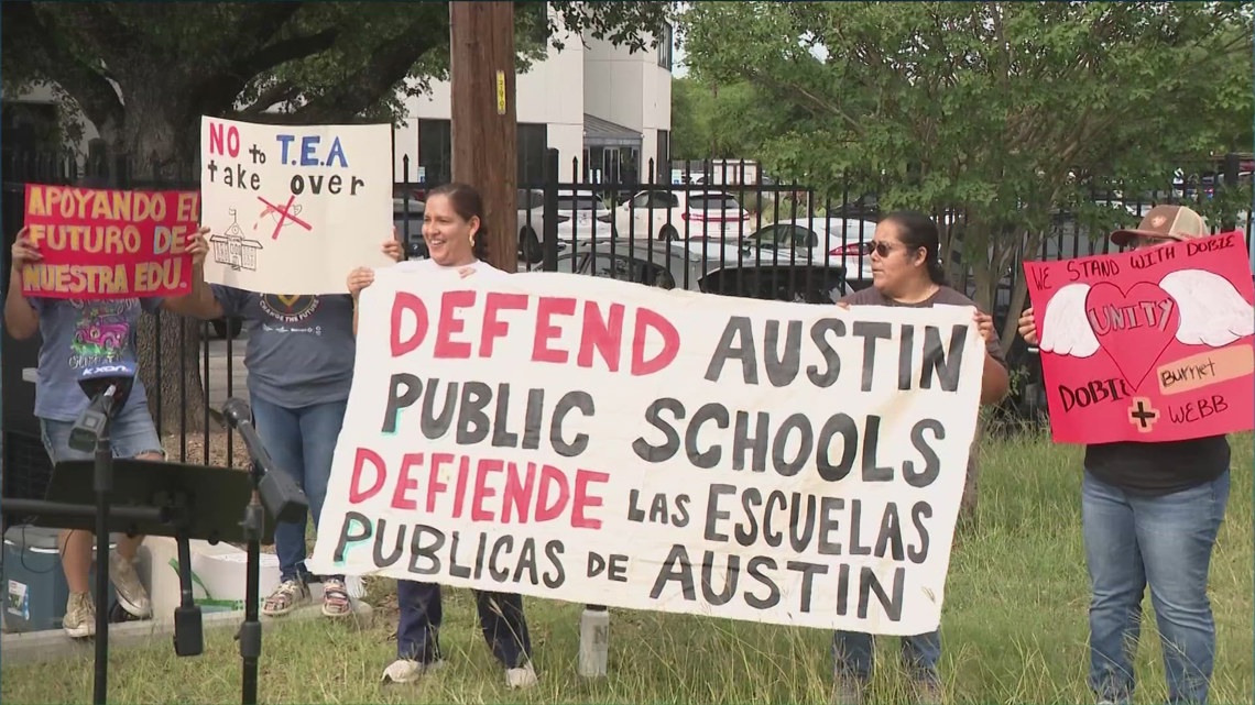 Community members rally as Austin ISD still forms plan for failing ...