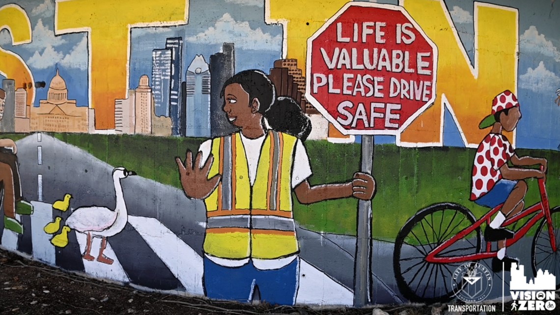 Austin mural reflects on car crash impacts | kvue.com