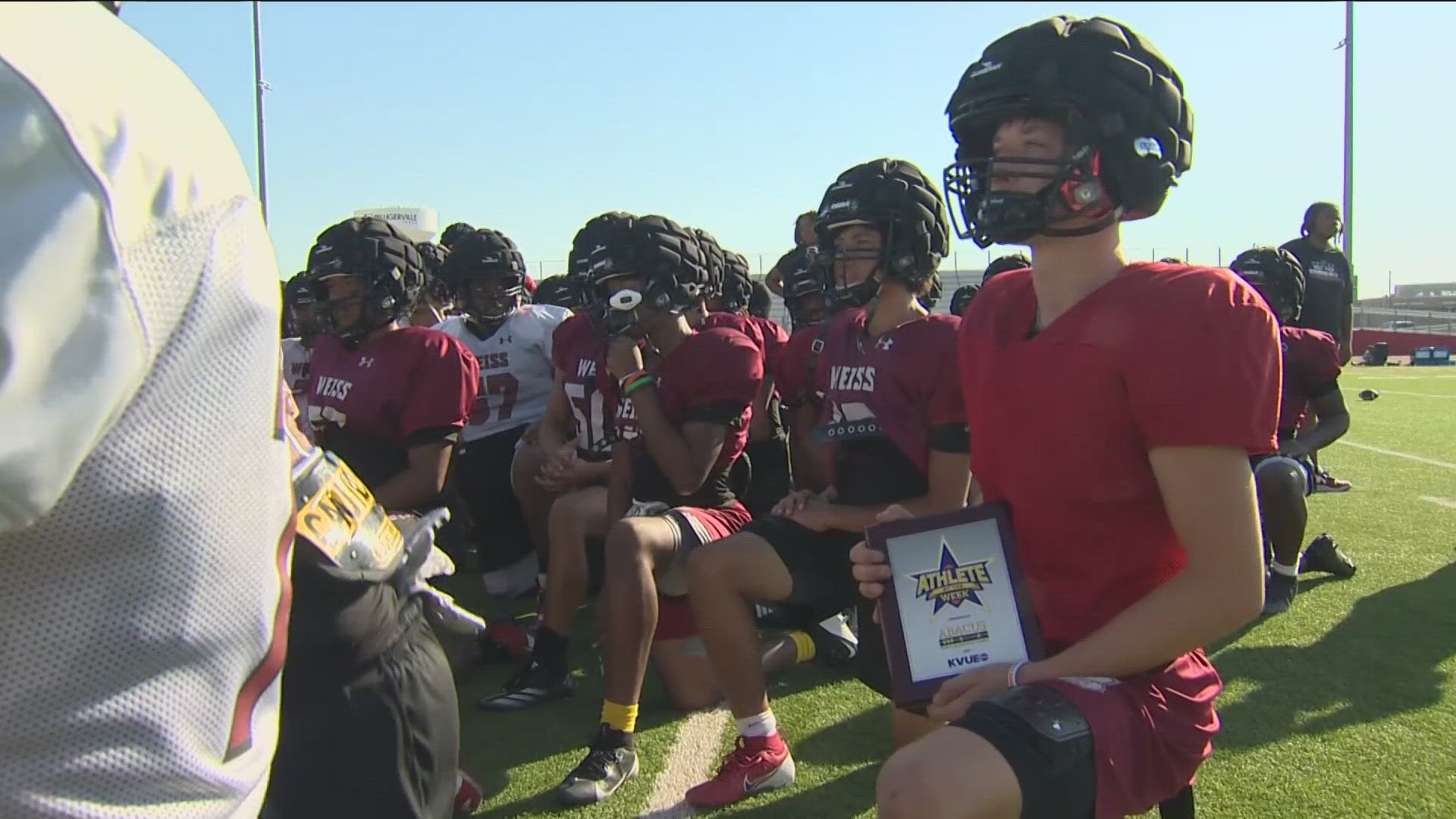 Jaxon Schad, Weiss football | Athlete of the Week | kvue.com
