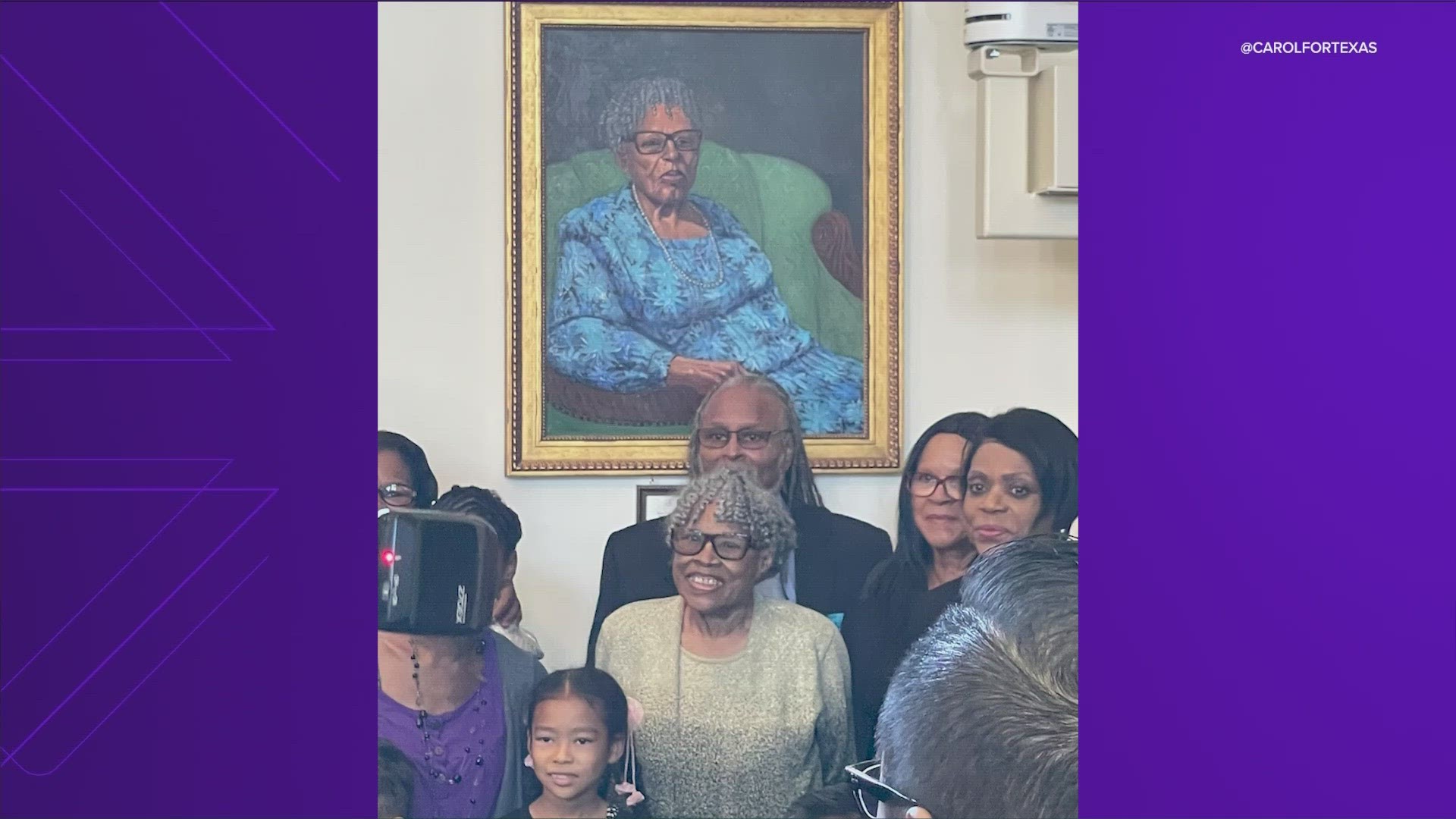 Opal Lee portrait displayed at Texas House | kvue.com