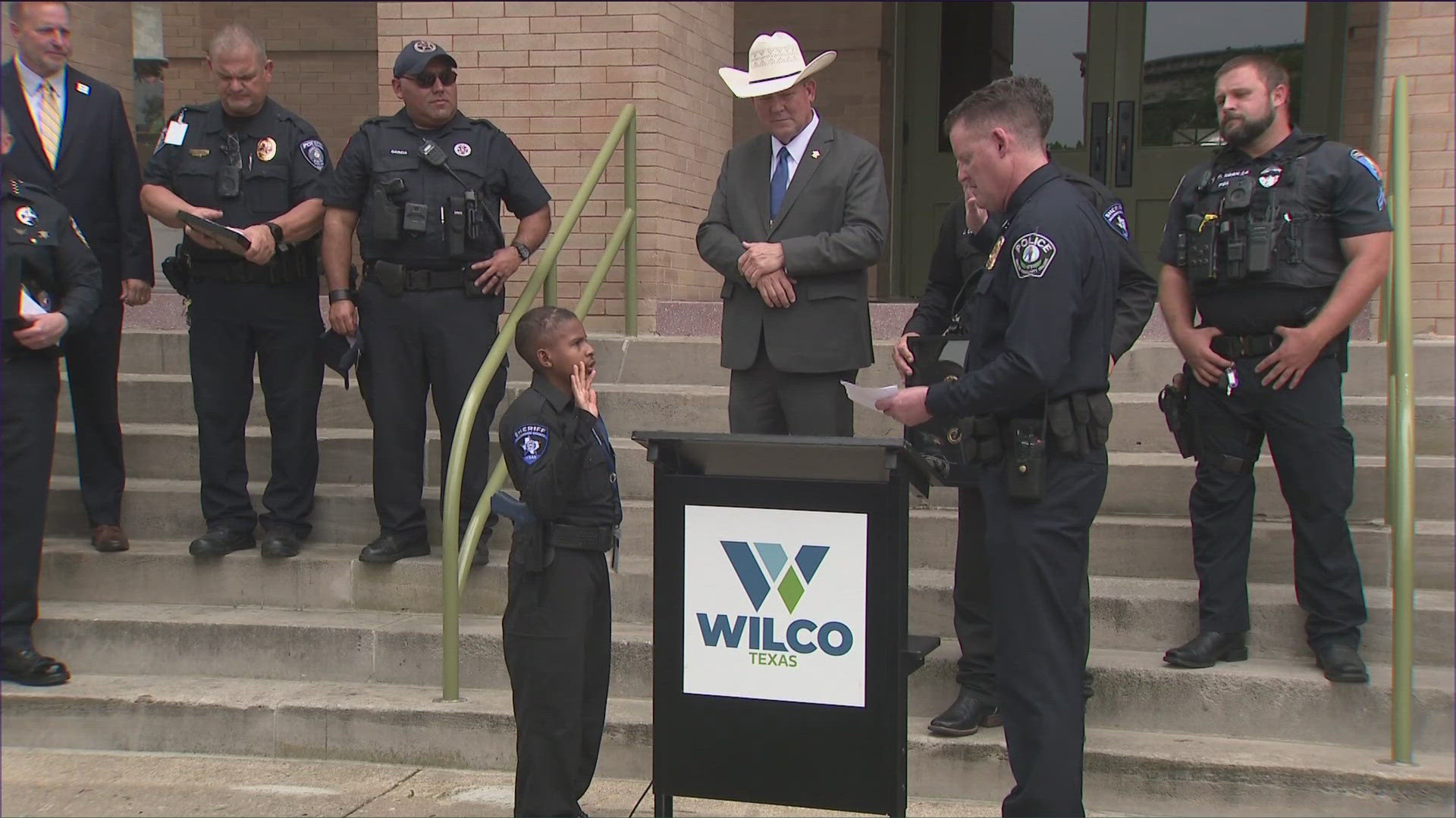 DJ Daniel sworn in by Williamson County Sheriff's Office | kvue.com