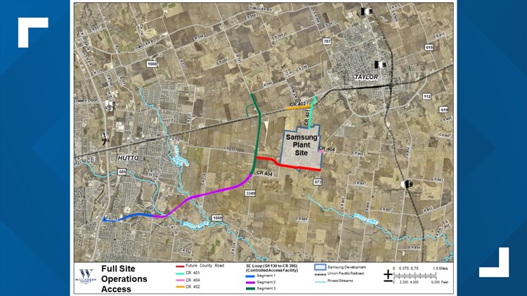 Williamson Co shares details on road leading to new Samsung plant ...