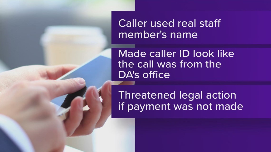 Travis County DA's Office reports phone scam | kvue.com